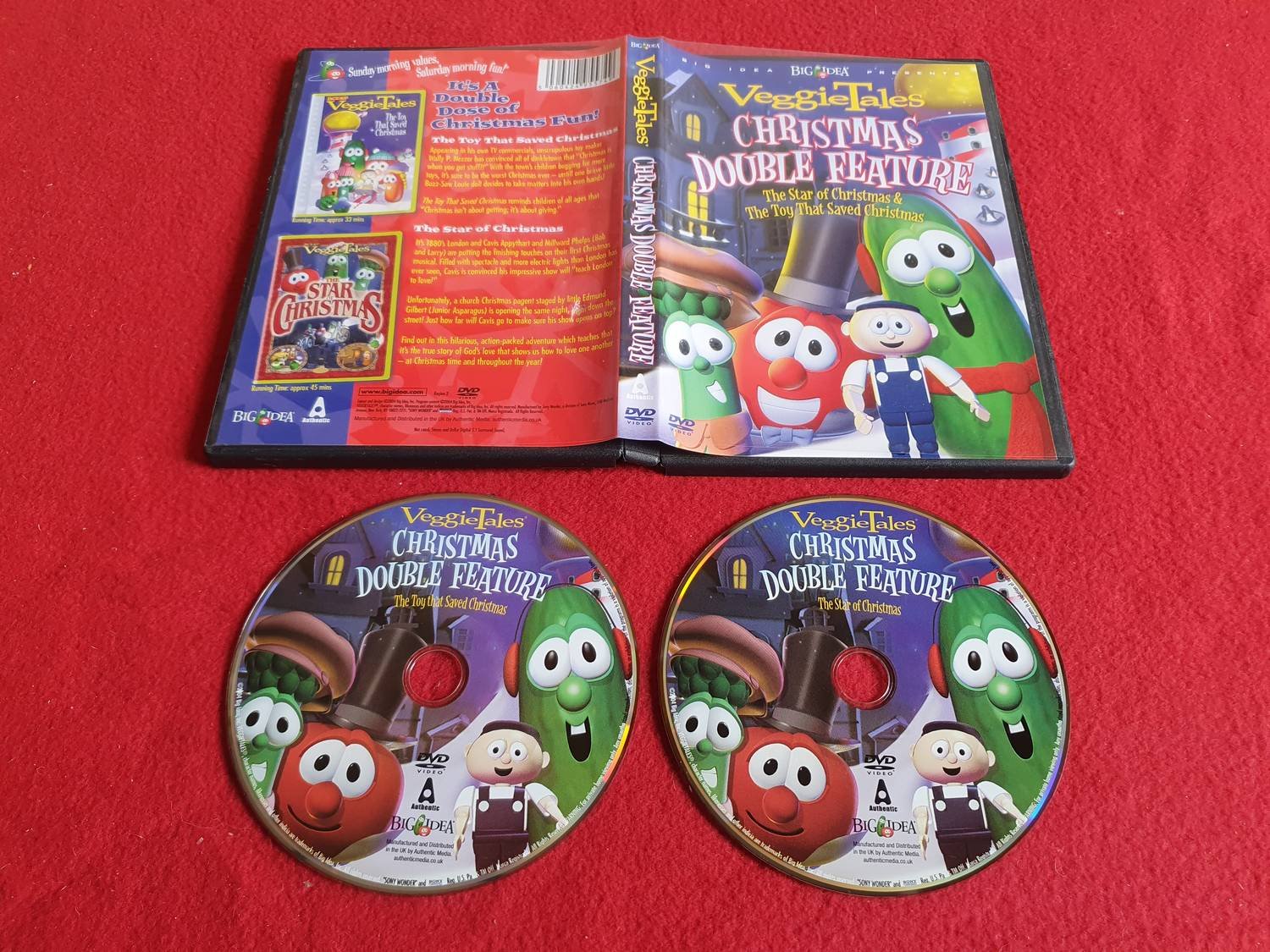 VEGGIETALES CHRISTMAS DOUBLE FE.. | Köp från game-world på Tradera ...