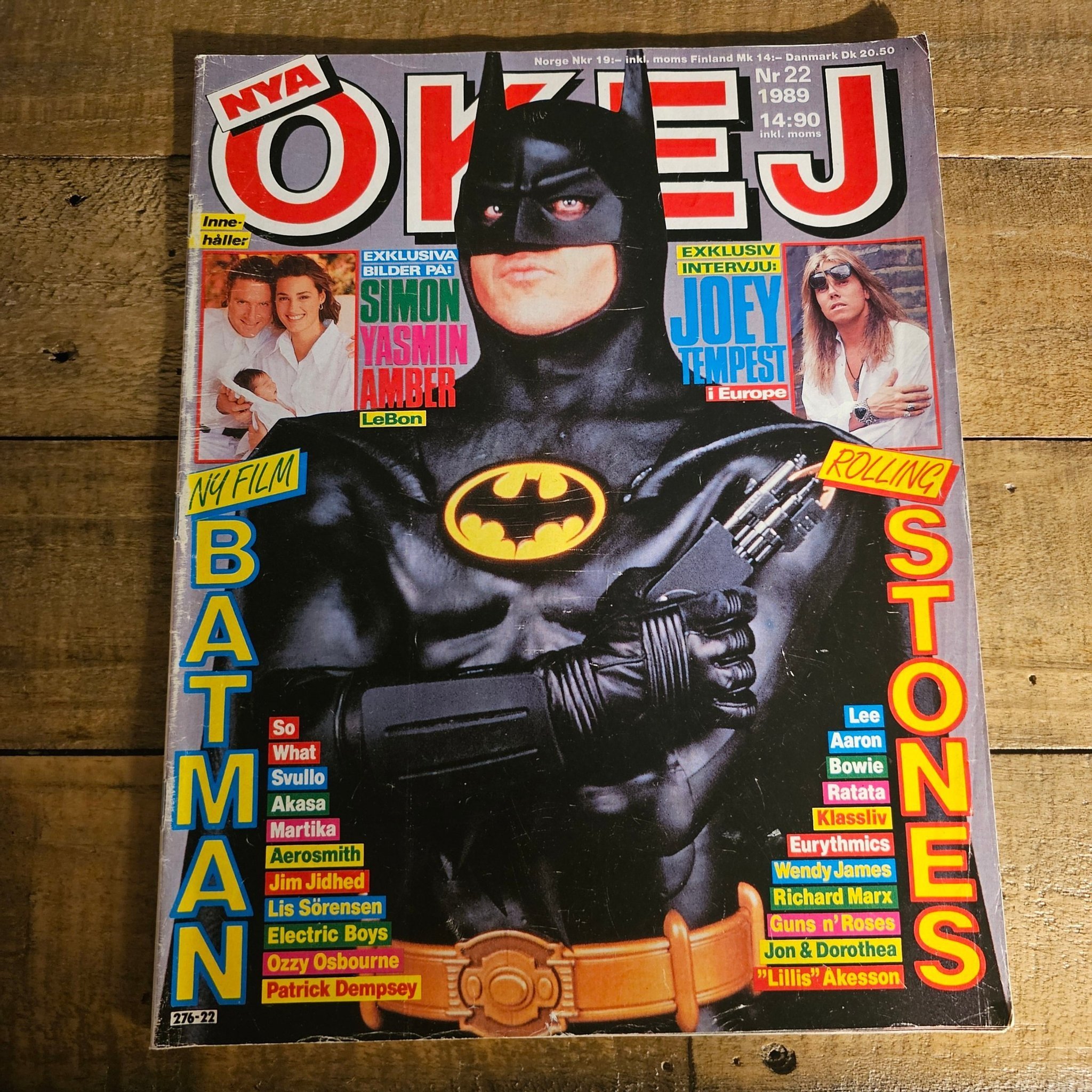 Se produkter som liknar Okej Nr 22/89 - Batman, Joey .. på Tradera ...