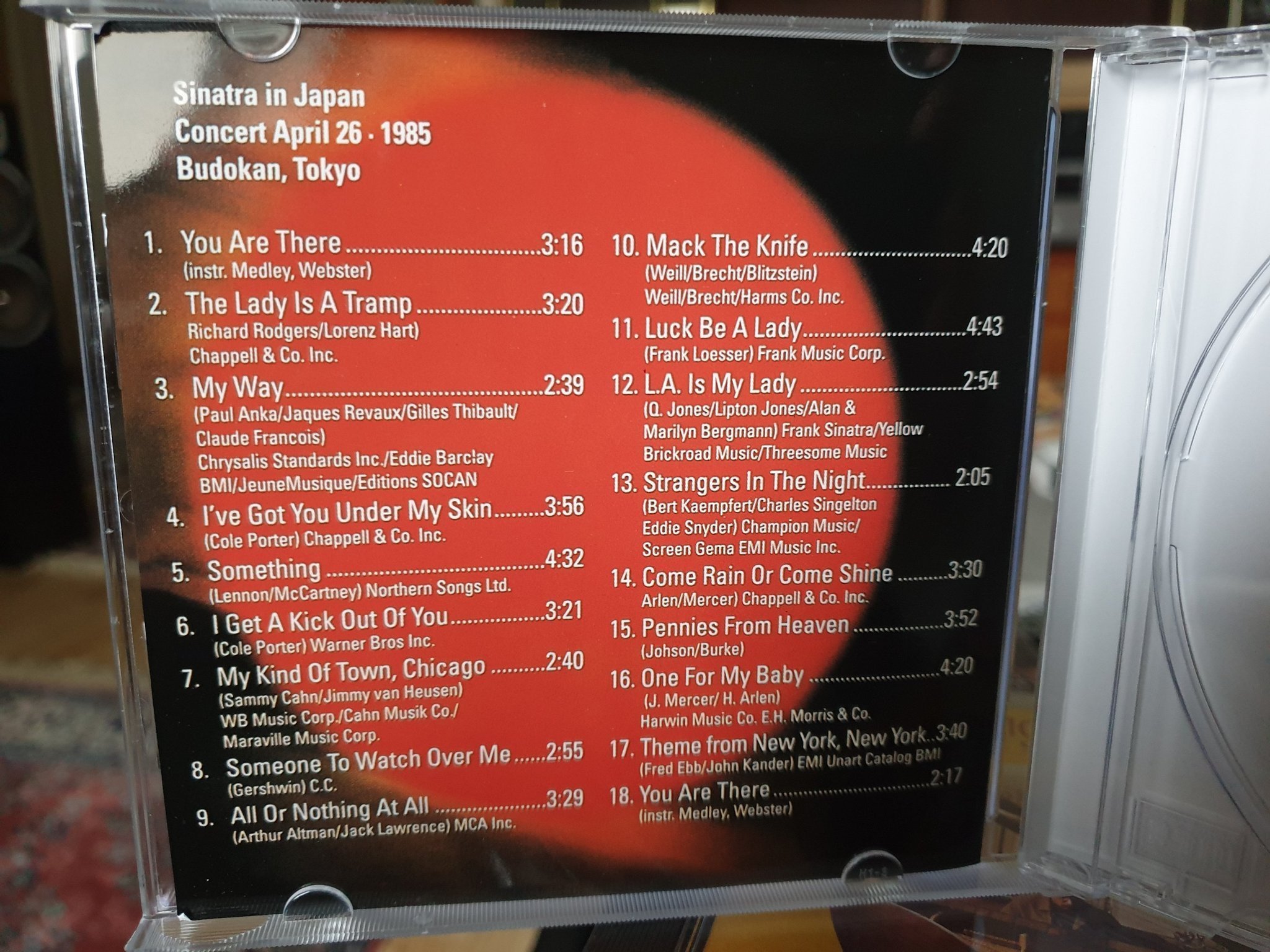 Sinatra in Japan - Concert April 26, 1985 - Bud.. | Köp på Tradera ...