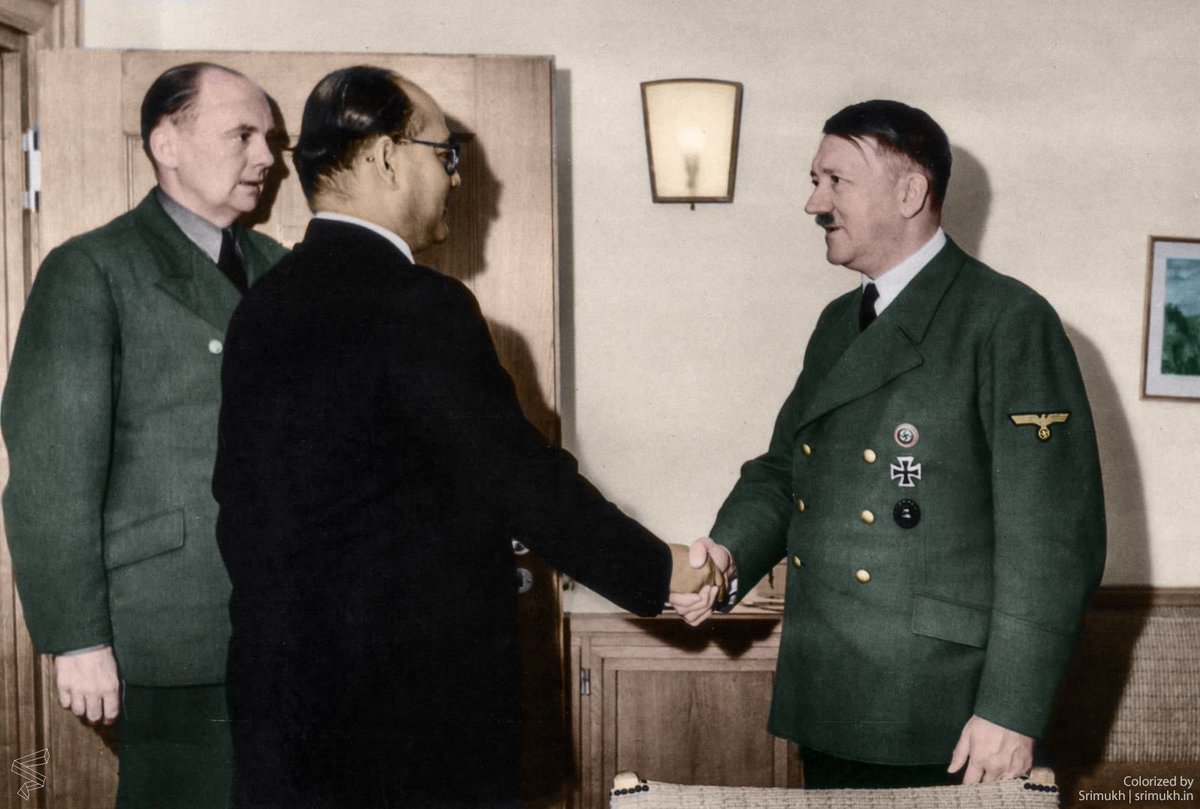 World War II Tredje Riket Adolf Hitler Color Foto | Köp på Tradera ...