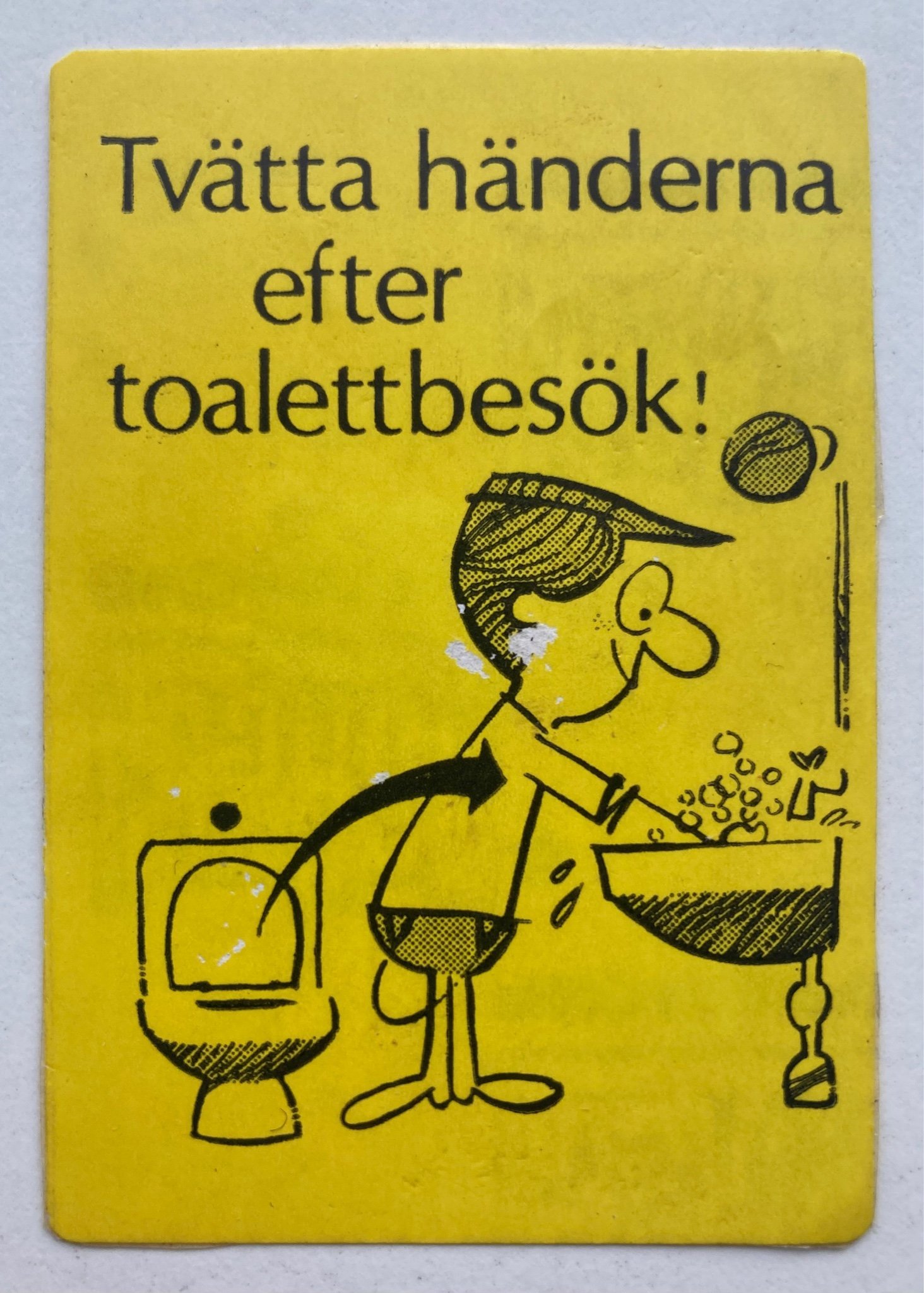 Se produkter som liknar Tvätta händerna efter toalett.. på Tradera ...