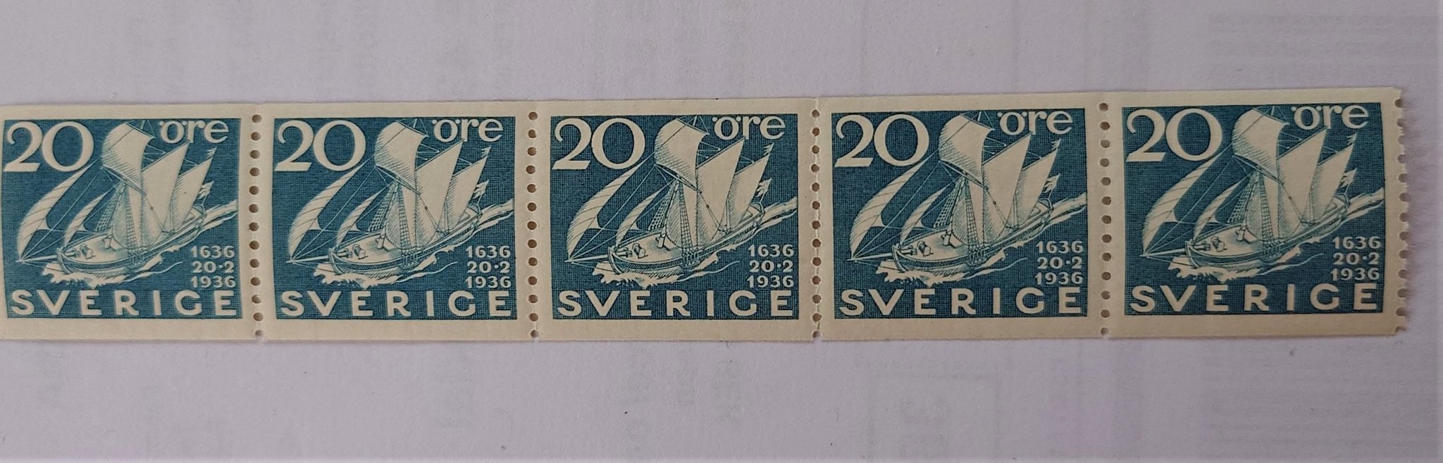 Se produkter som liknar Postverket 1936 20 öre F 249 .. på Tradera ...