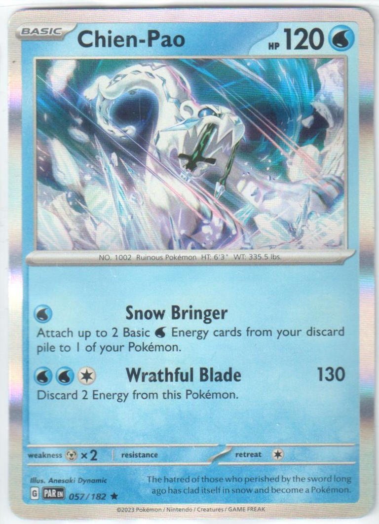 Chien-Pao - Pokemon Par.. | Köp från infinitelivescards på Tradera ...