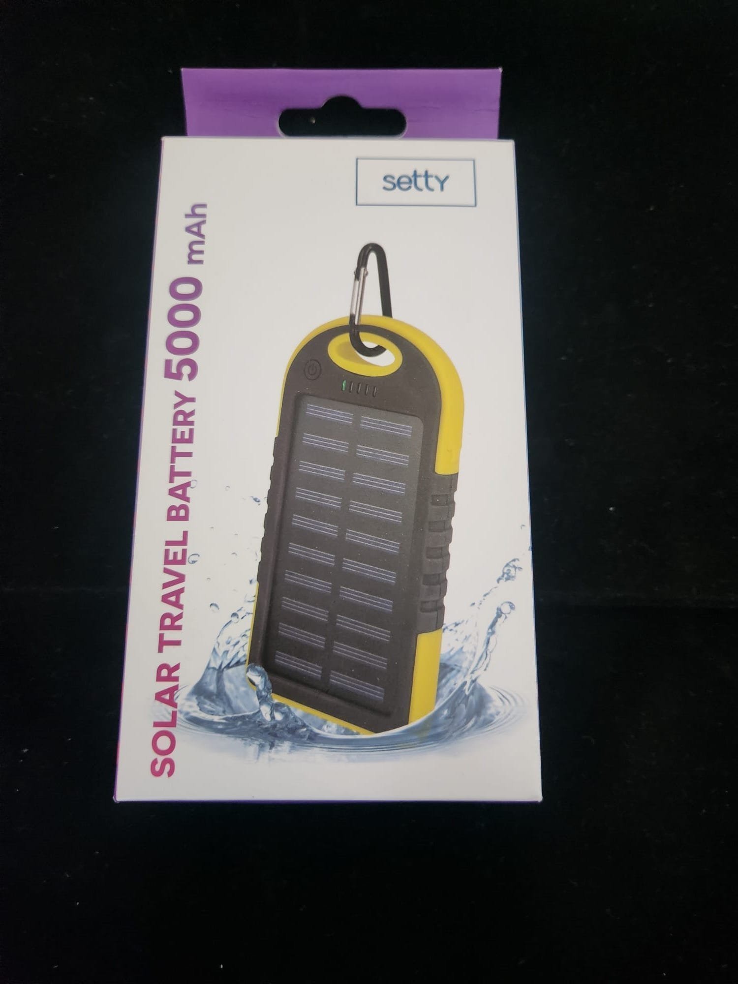 Setty Solar Travel Battery 5000 mAh ,till Mobil.. | Köp på Tradera ...