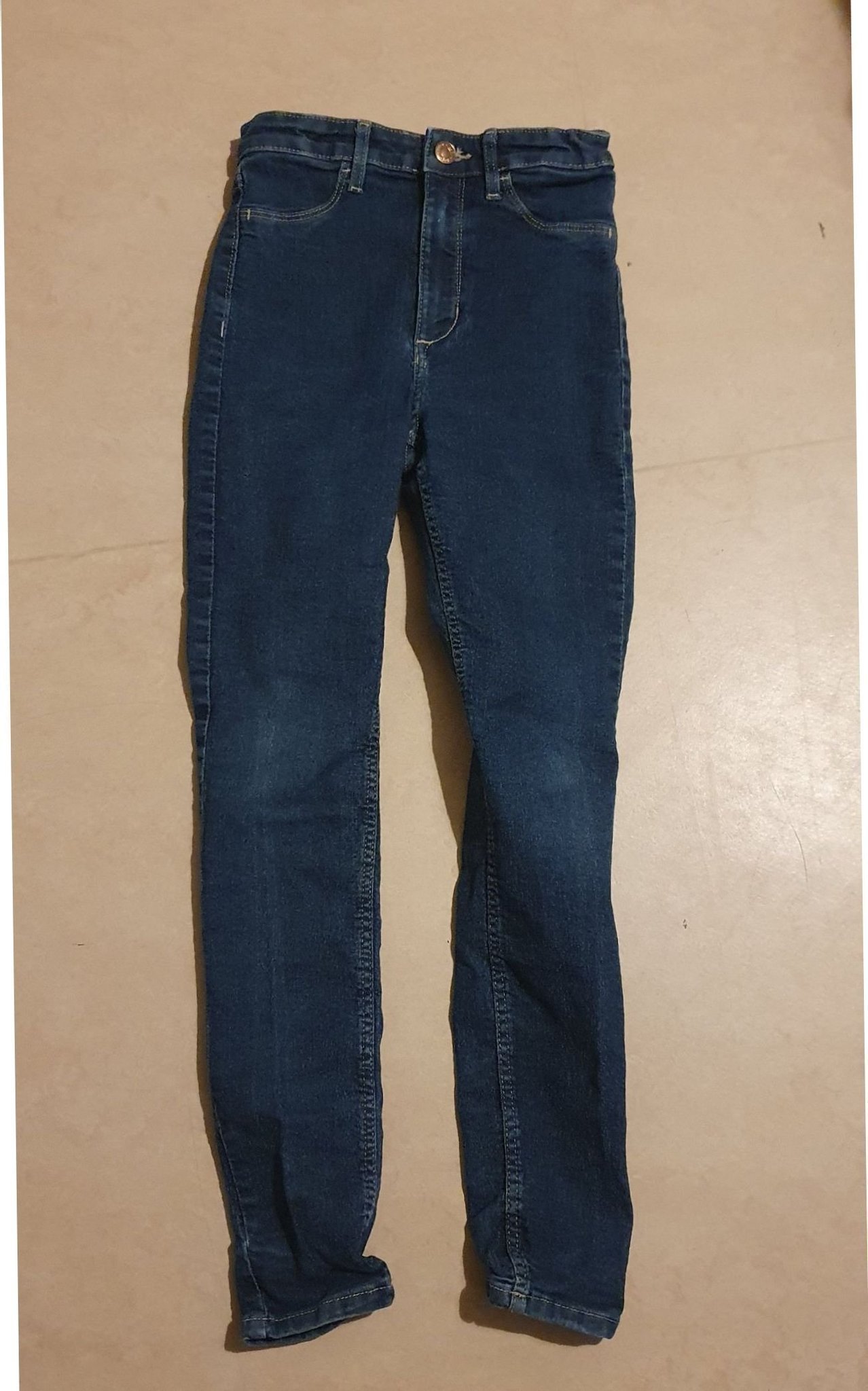 H&M blåa jeans, storlek 140 | Köp på Tradera (702918479)