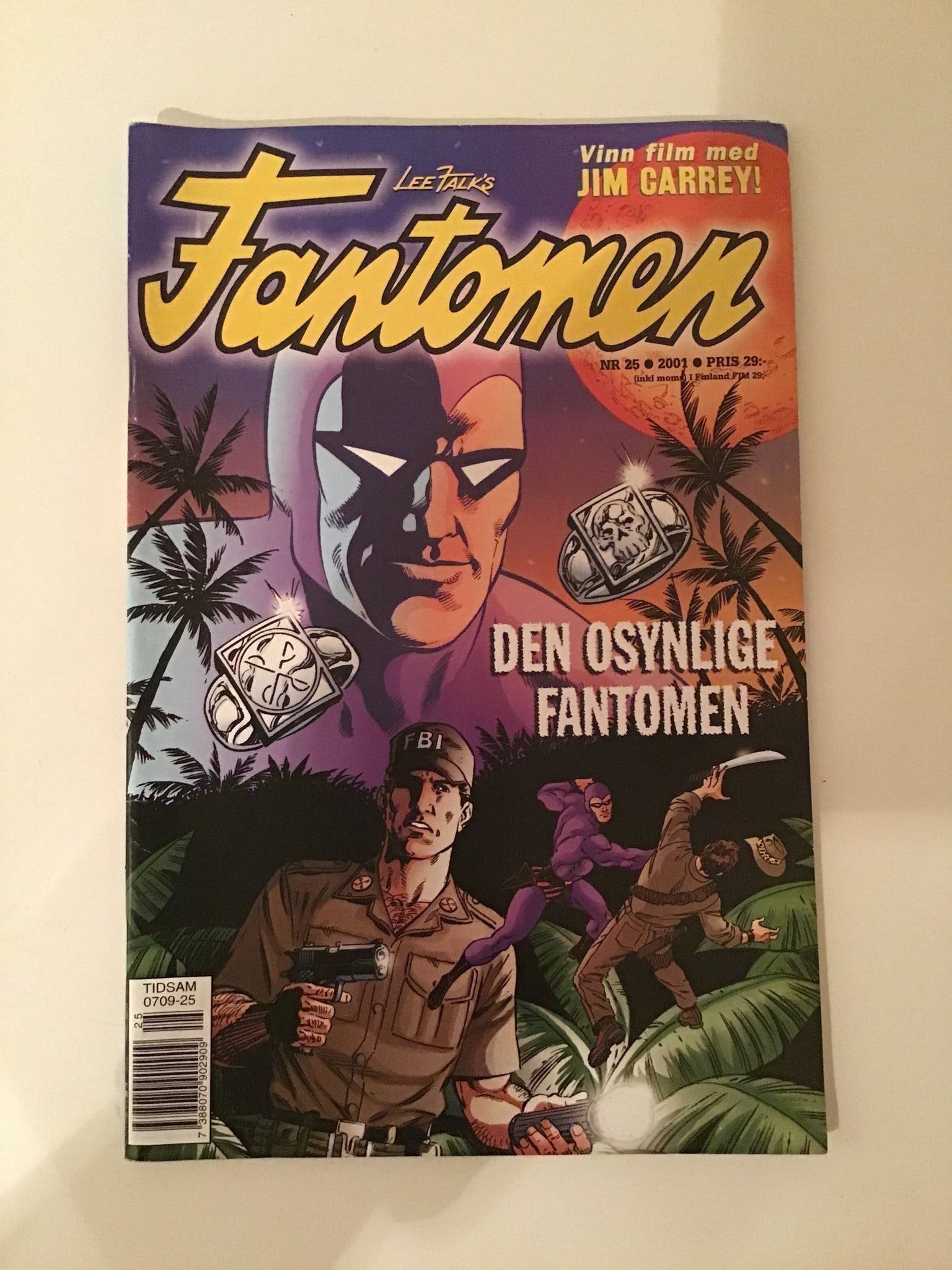 1st Fantomen serietidning nr 25 ifrån 2001 i lä.. | Köp på Tradera ...