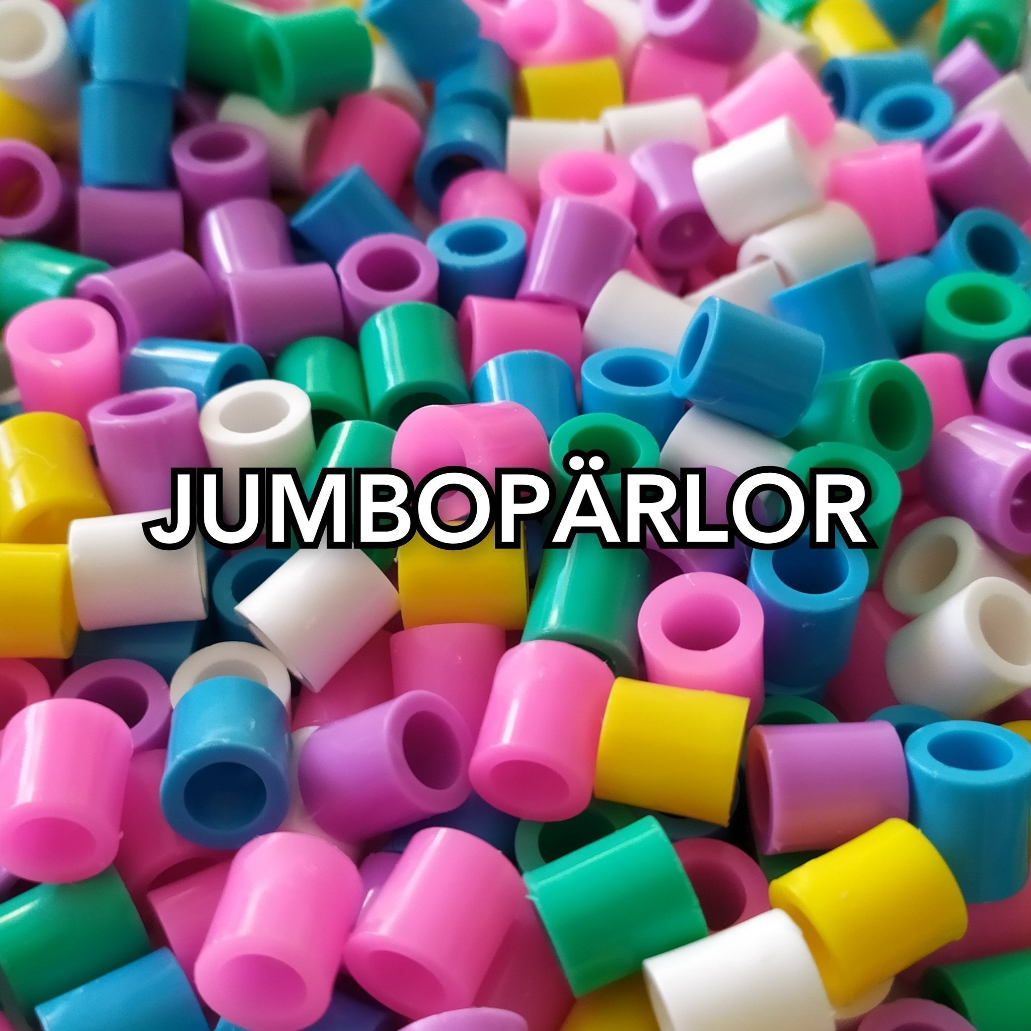 100 PACK! JUMBOPärlor 8mm, XL Pärlor Pärlplatt.. | Köp på Tradera ...