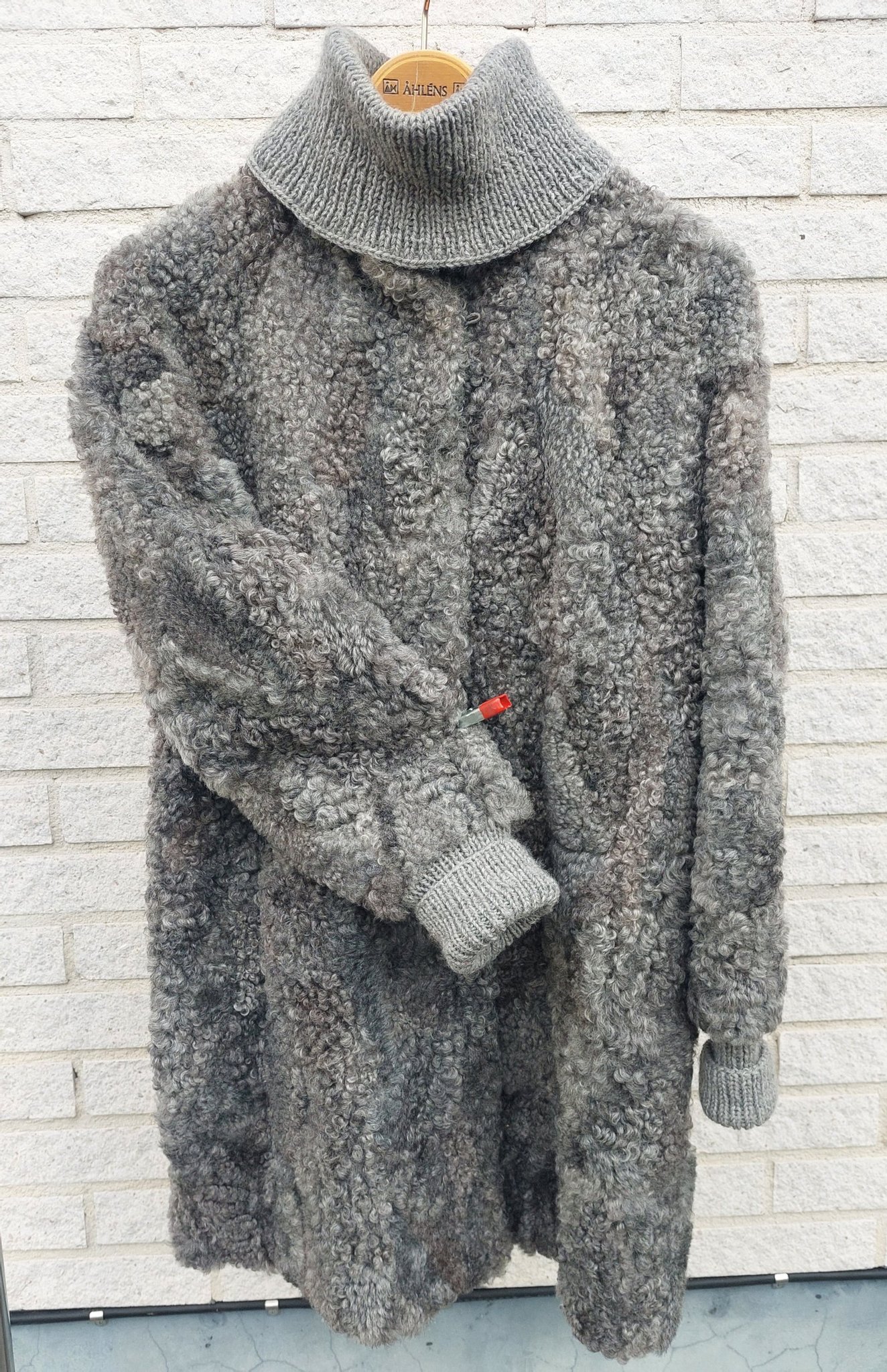 Trendig Päls Jacka Kappa Fårskinn Äkta Ull Välv.. | Köp på Tradera ...