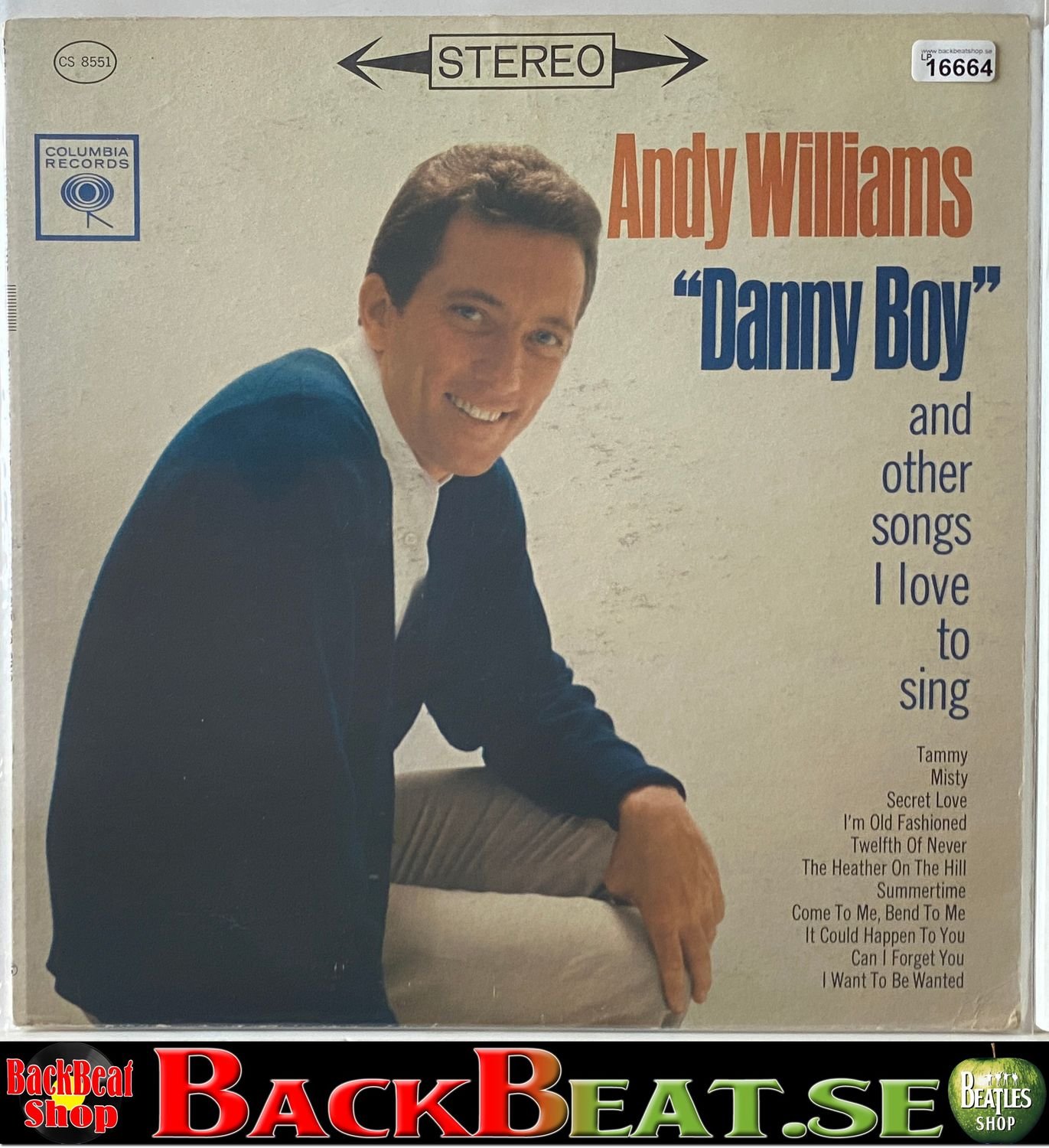 ANDY WILLIAMS - DANNY BOY AND OTH.. | Köp från backbeat på Tradera ...