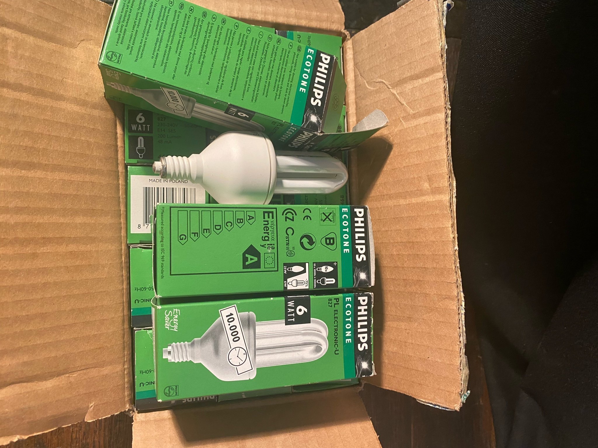 Philips ecotone PL 6w lågenergilampa lite fattn.. | Köp på Tradera ...