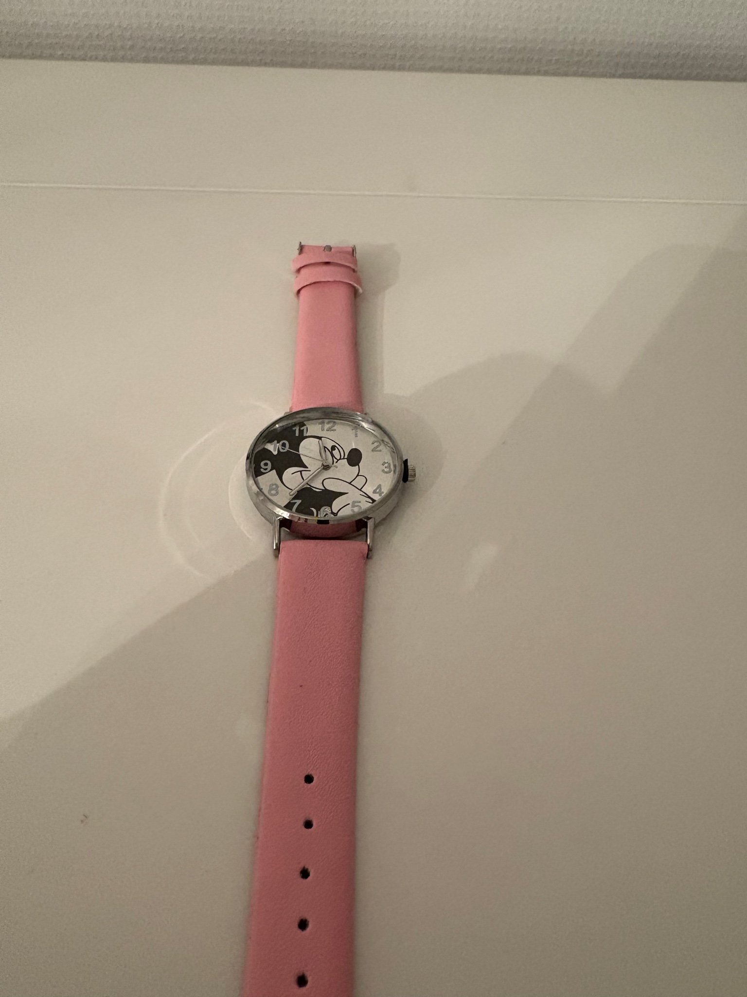 Mickey Mouse Armbandsur med rosa Armband | Köp på Tradera (705014692)