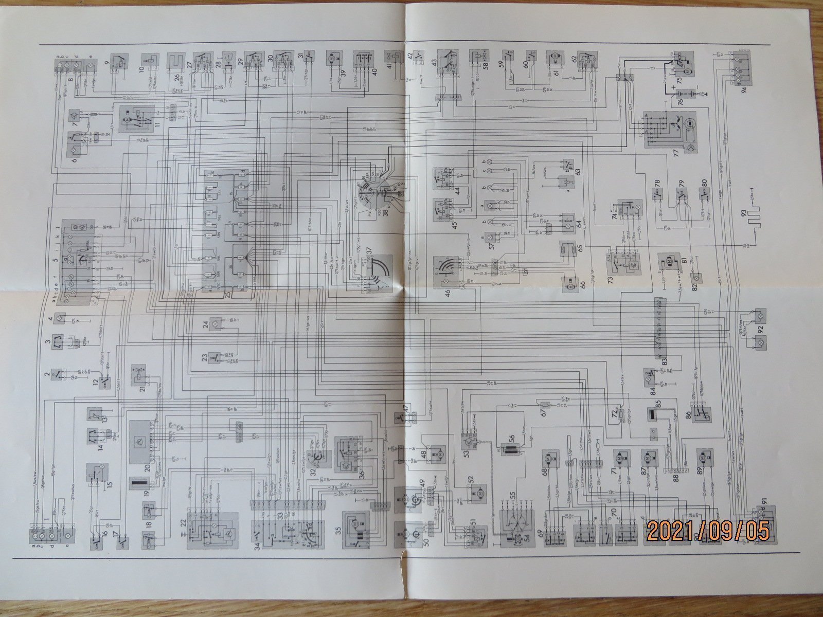 Mercedes original elschema på svenska.. | Köp från amtc på Tradera ...