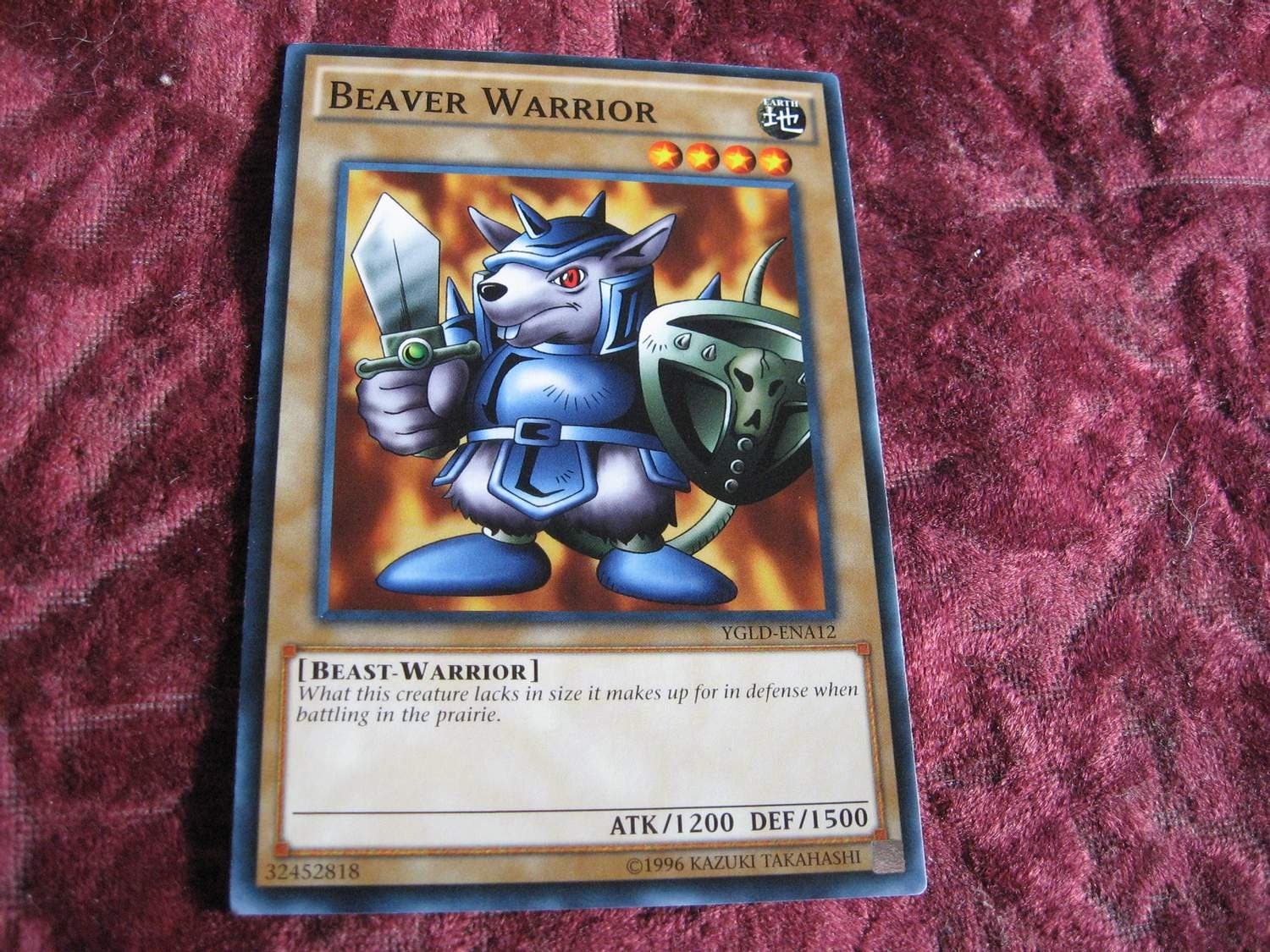 YU-GI-OH BEAVER WARRIOR YGLD-ENA12 | Köp på Tradera (697157636)