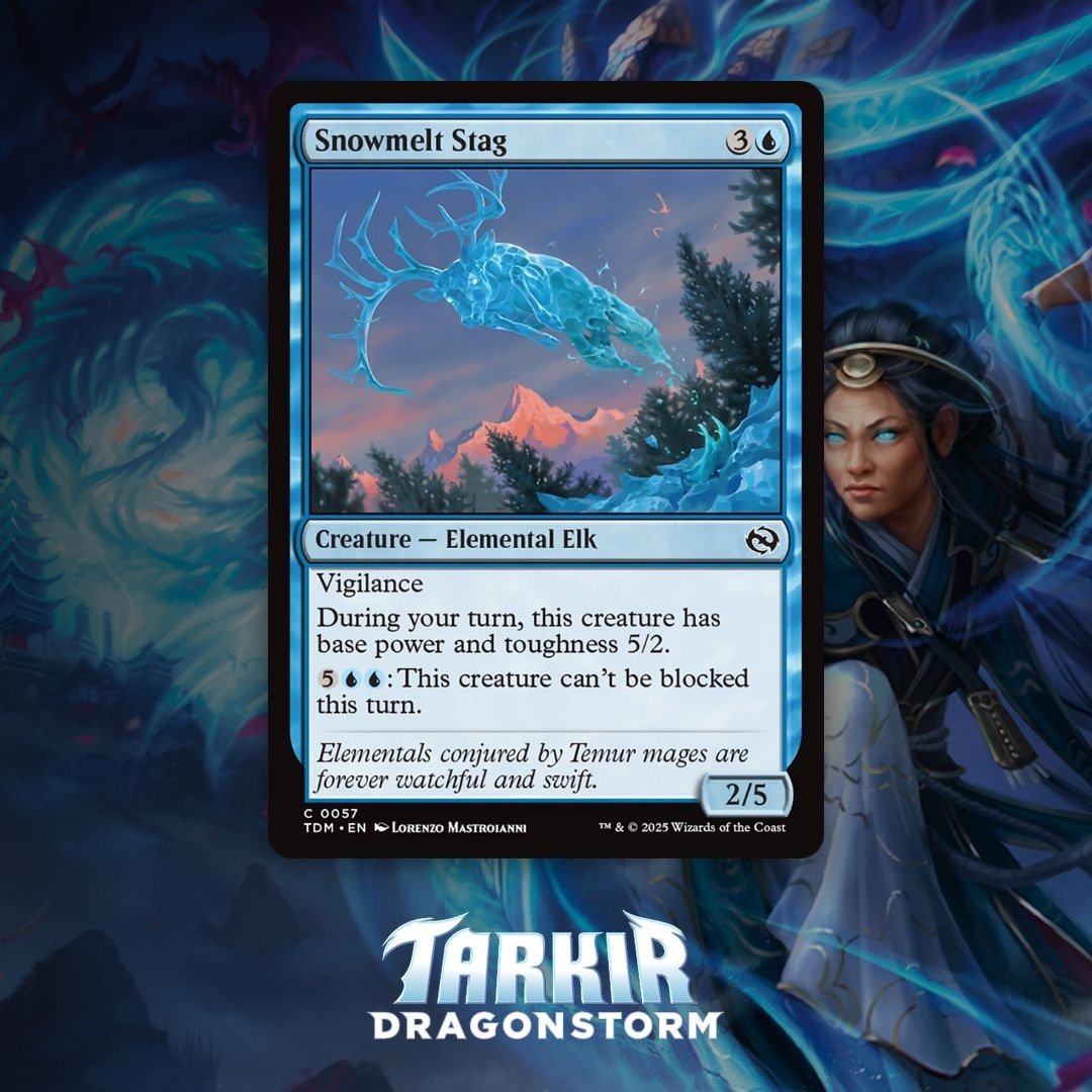 Snowmelt Stag, #57 (TDM), Blue, Creature, MTG | Köp på Tradera (702087211)