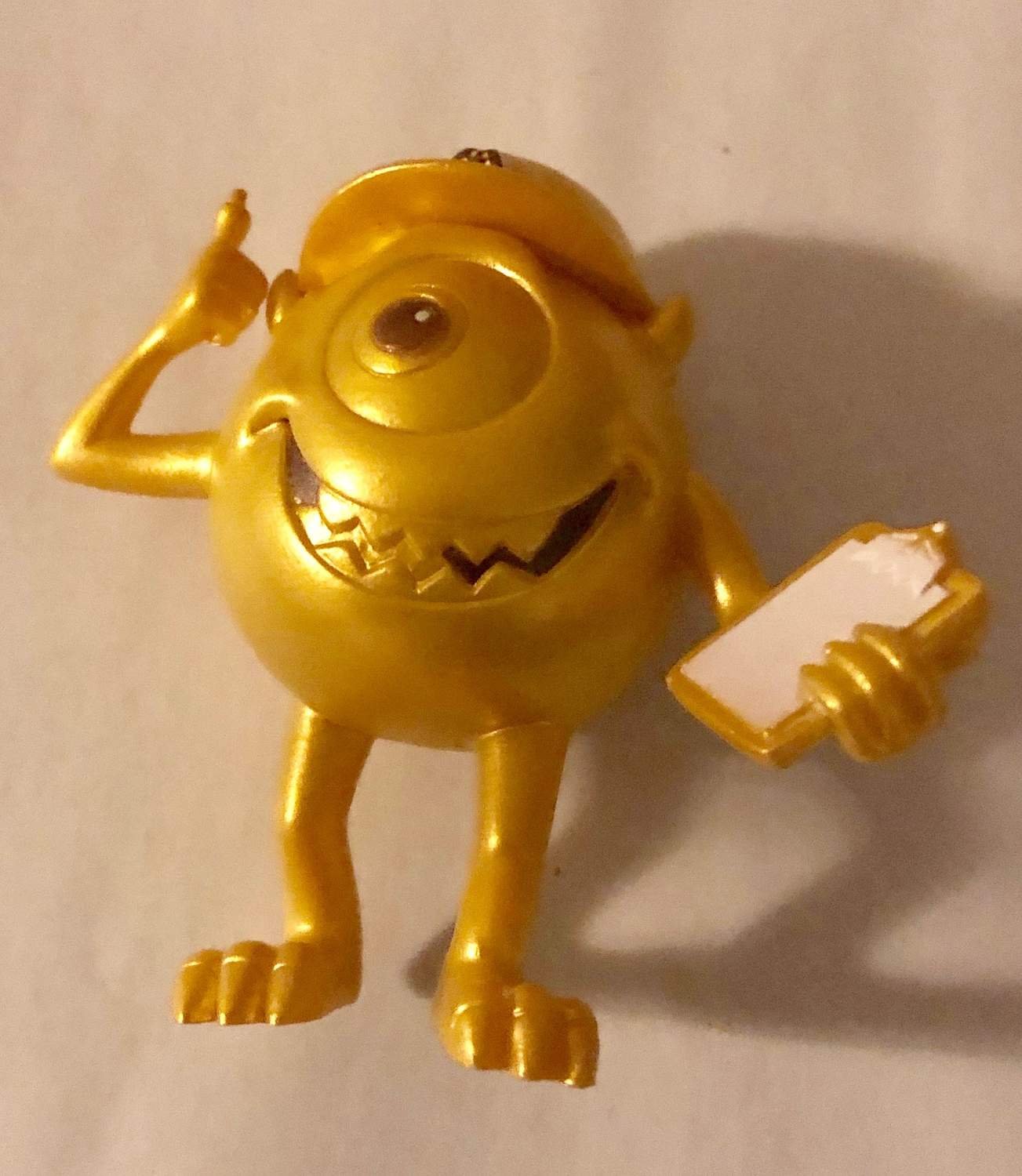 Monster Inch Mike Wazowski figur i Guldfärg Dis.. | Köp på Tradera ...