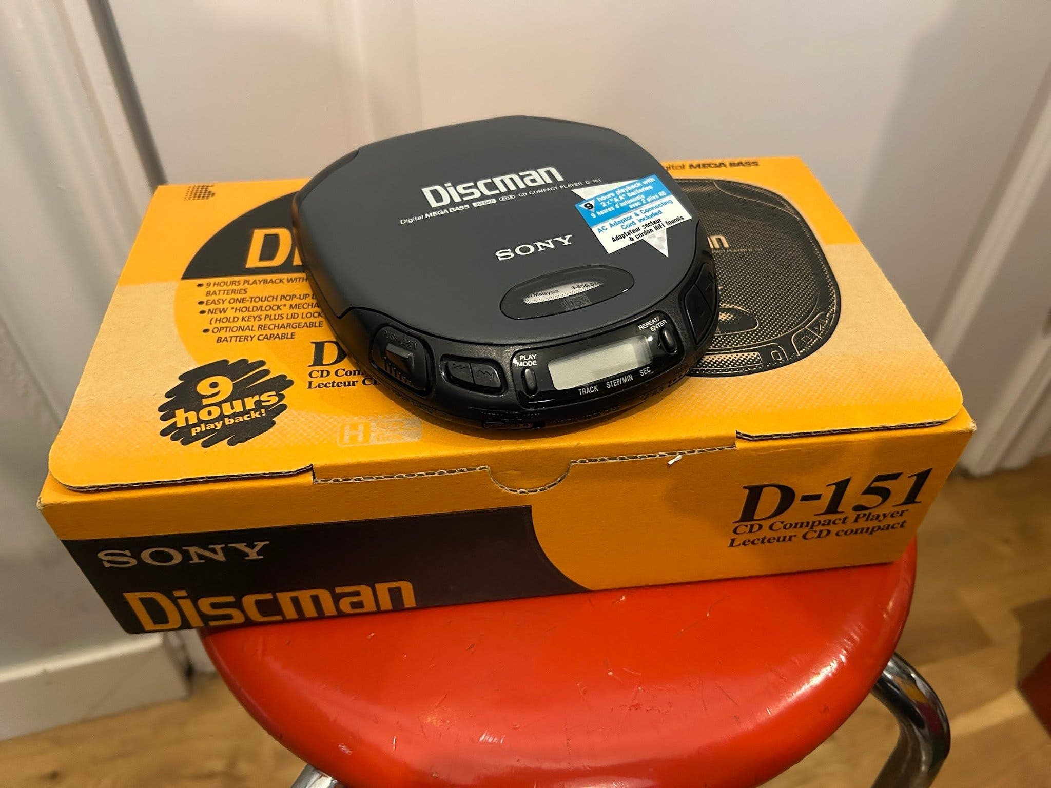 SONY DISCMAN D-151 - Bärbar CD-spelare - Origin.. | Köp på Tradera ...