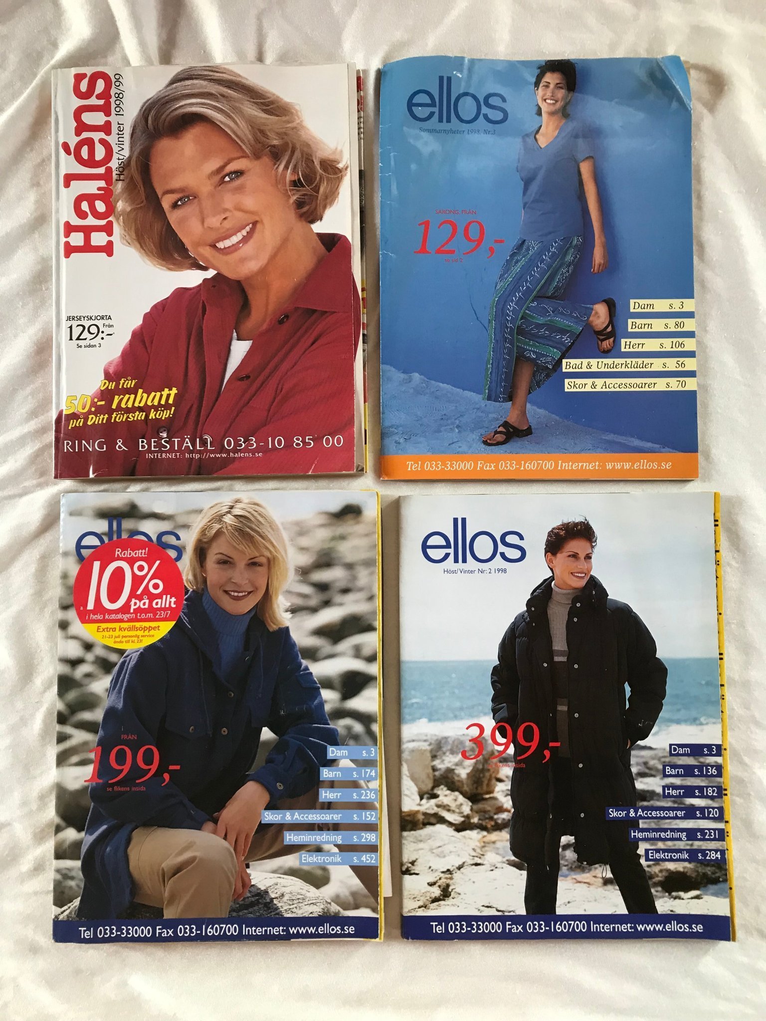 Se produkter som liknar 4 st Ellos och Halens-katalog.. på Tradera ...