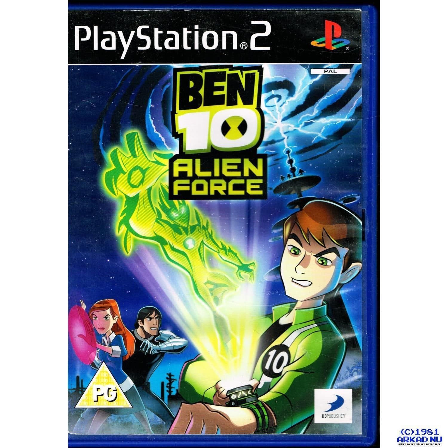 BEN 10 ALIEN FORCE PS2 | Köp från arkadnu på Tradera (634867777)