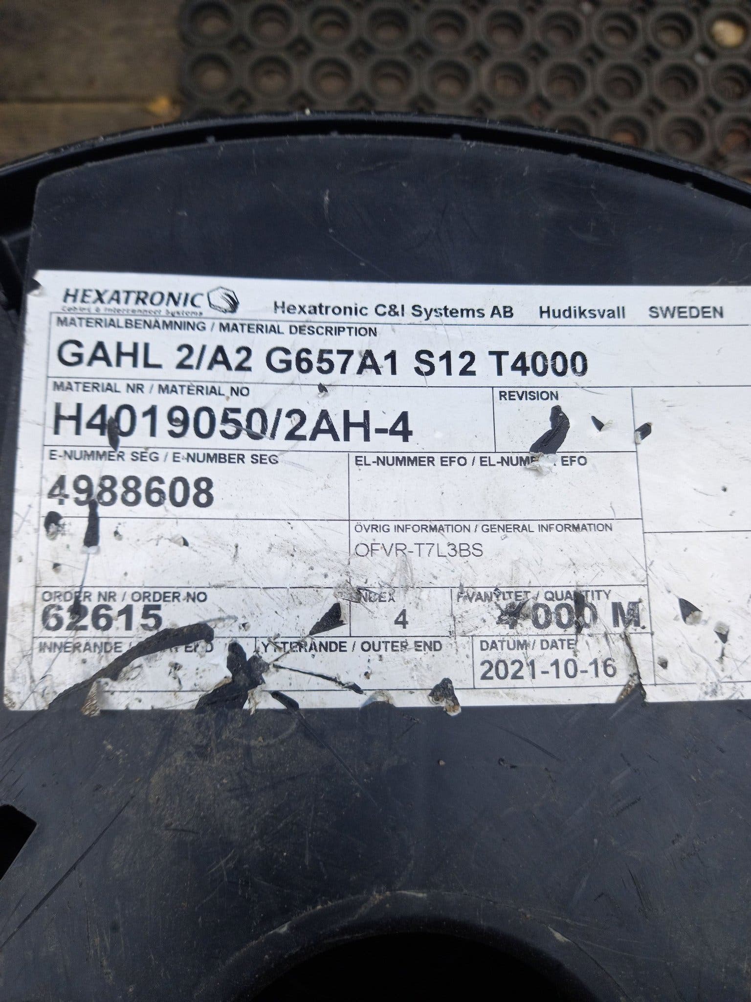 Brand New Nanokabel GAHL 2/AG657A2 S12 T4000 40.. | Köp på Tradera ...