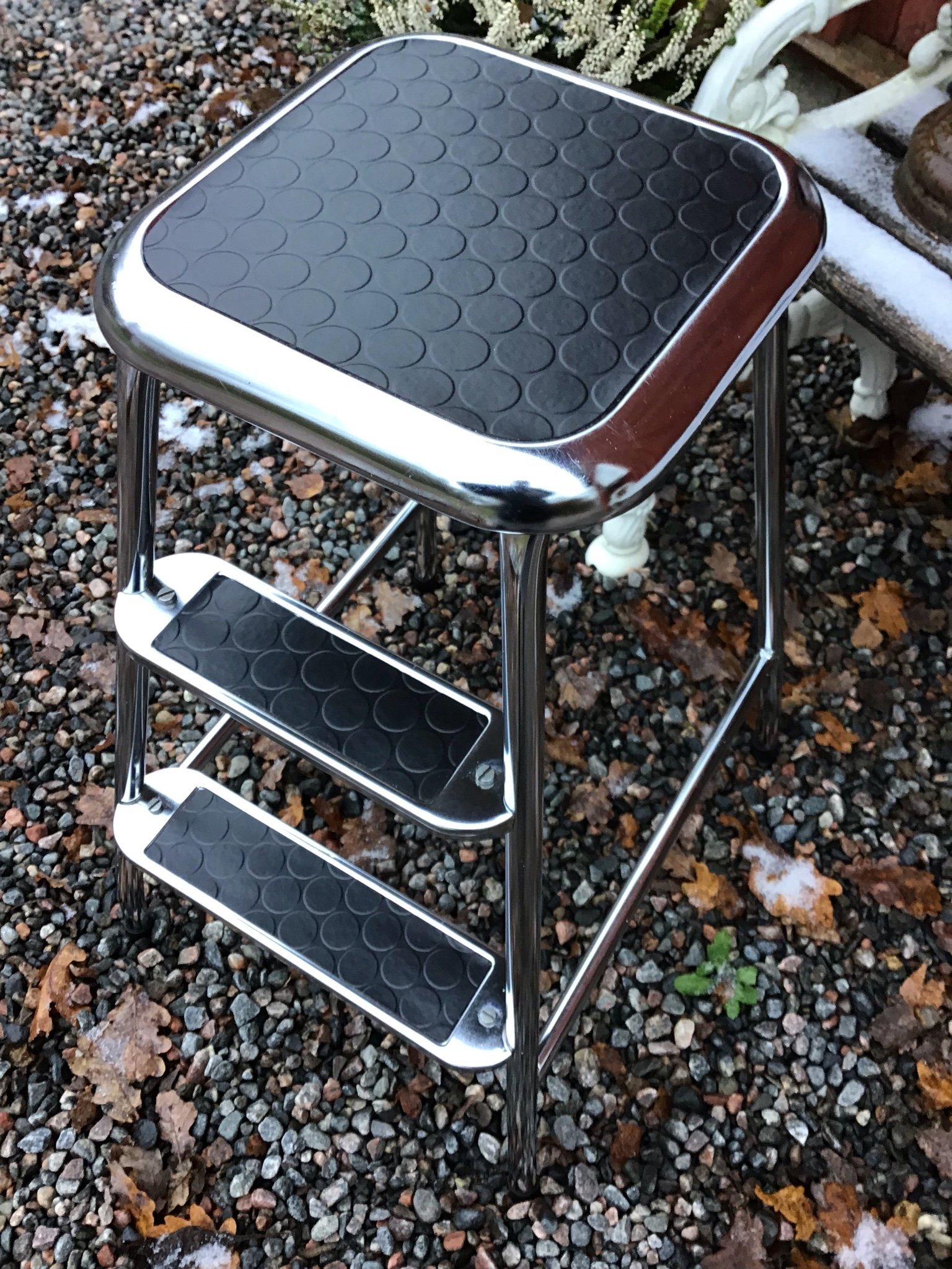 KÖKSPALL - AWAB - STEGPALL - PALL - KROM OCH SVART - FUNKIS - RETRO ...