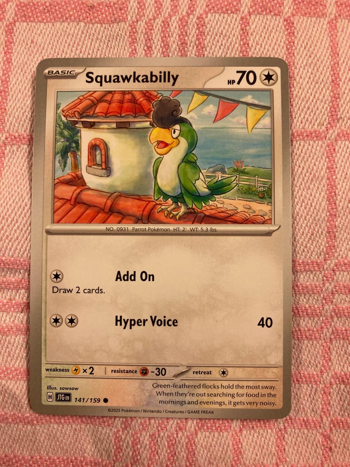 SQUAWKABILLY - POKEMON – JOURNEY.. | Köp från hasse1248 på Tradera ...