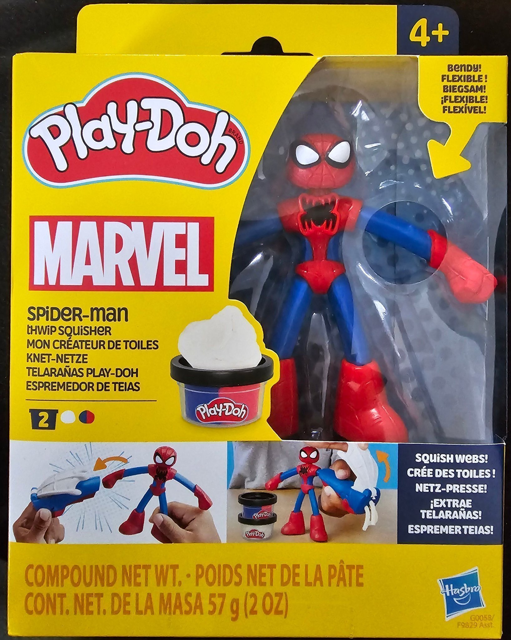 Play-Doh Marvel Spider-Man Thwip Squisher | Köp på Tradera (708745346)