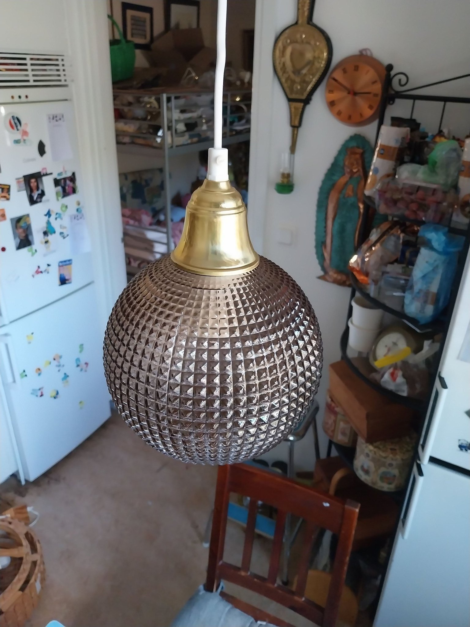 Fönster/taklamoa glas och mässing | Köp på Tradera (704762822)