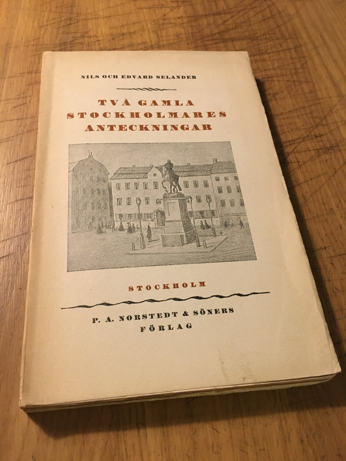 Två gamla Stockholmares anteckningar, Nils och .. | Köp på Tradera ...