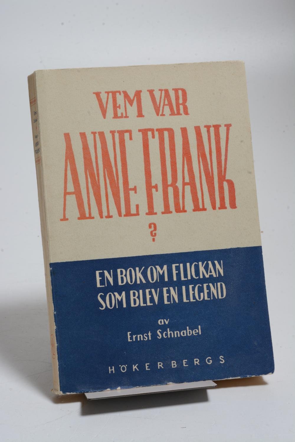 Vem var Anne Frank? : en bok.. | Köp från petrus_thulin på Tradera ...