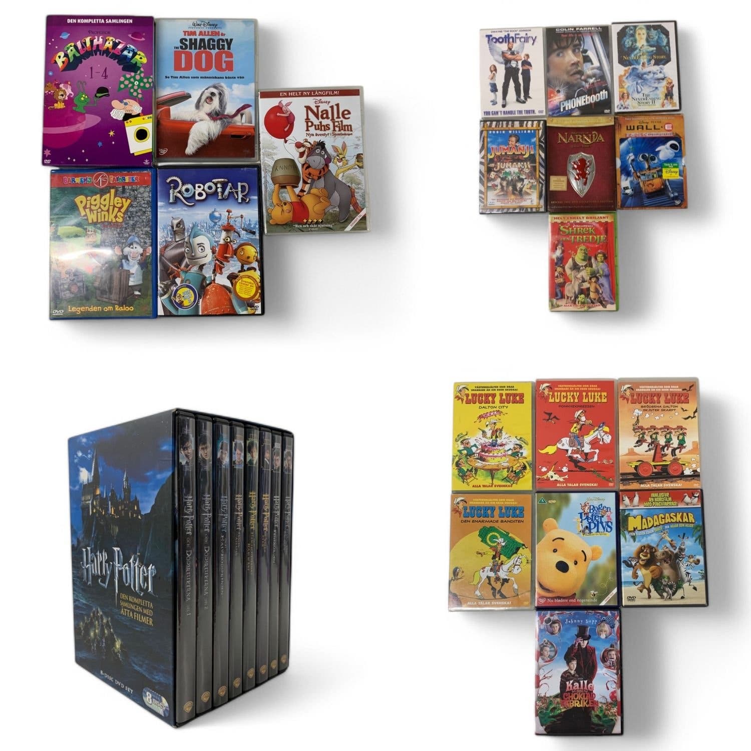 Se produkter som liknar DVD-filmer 27st Film DVD Harr.. på Tradera ...