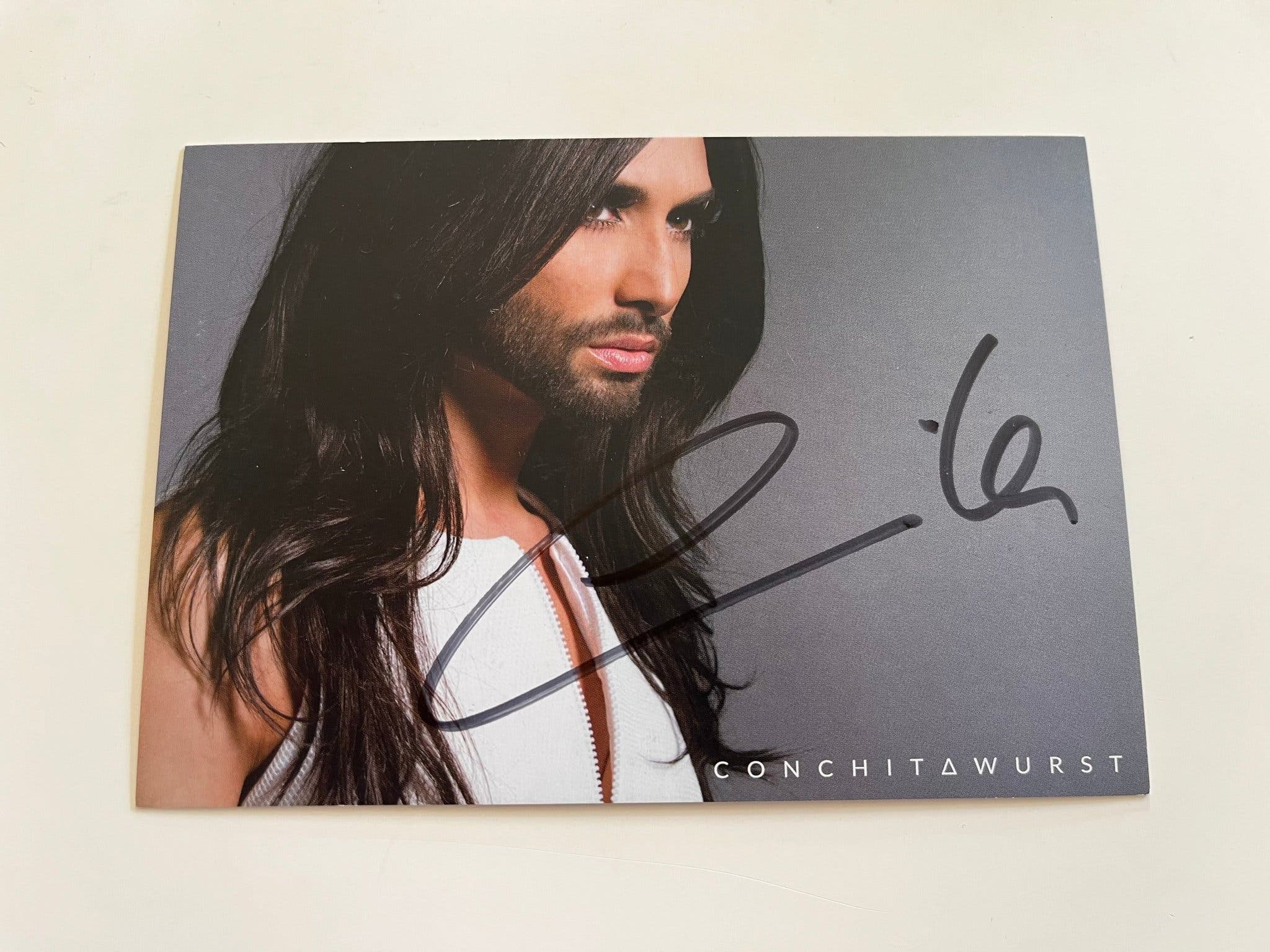 Conchita Wurst autograf, artist (vinnare Eurovi.. | Köp på Tradera ...