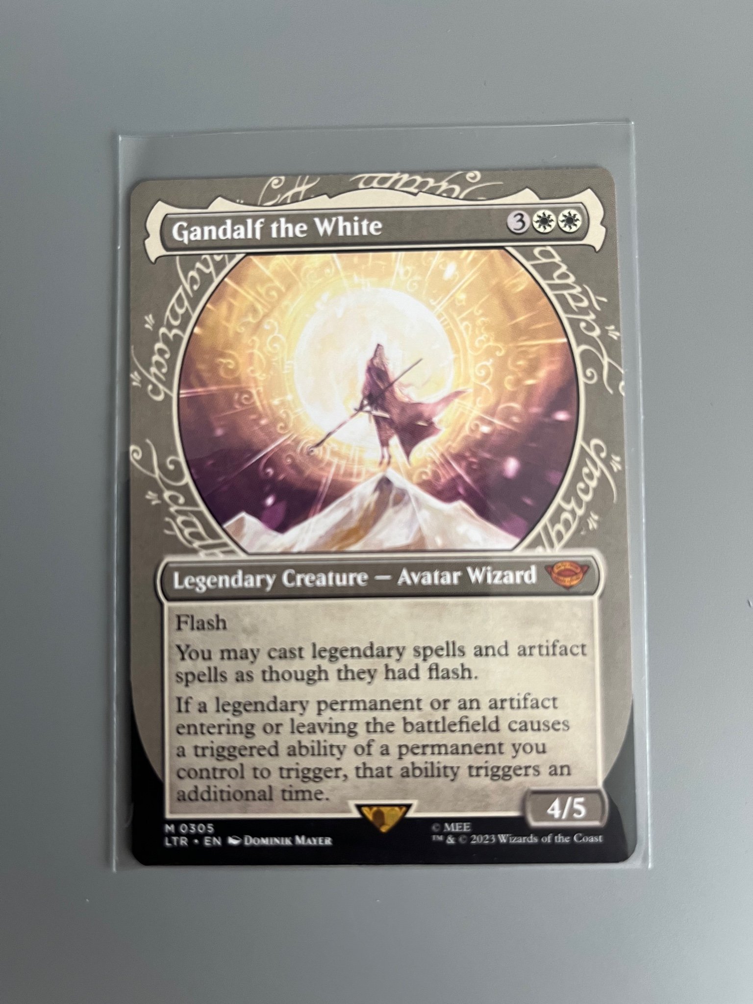 Mtg Lord Of The Rings Gandalf The White Showcase Köp På Tradera