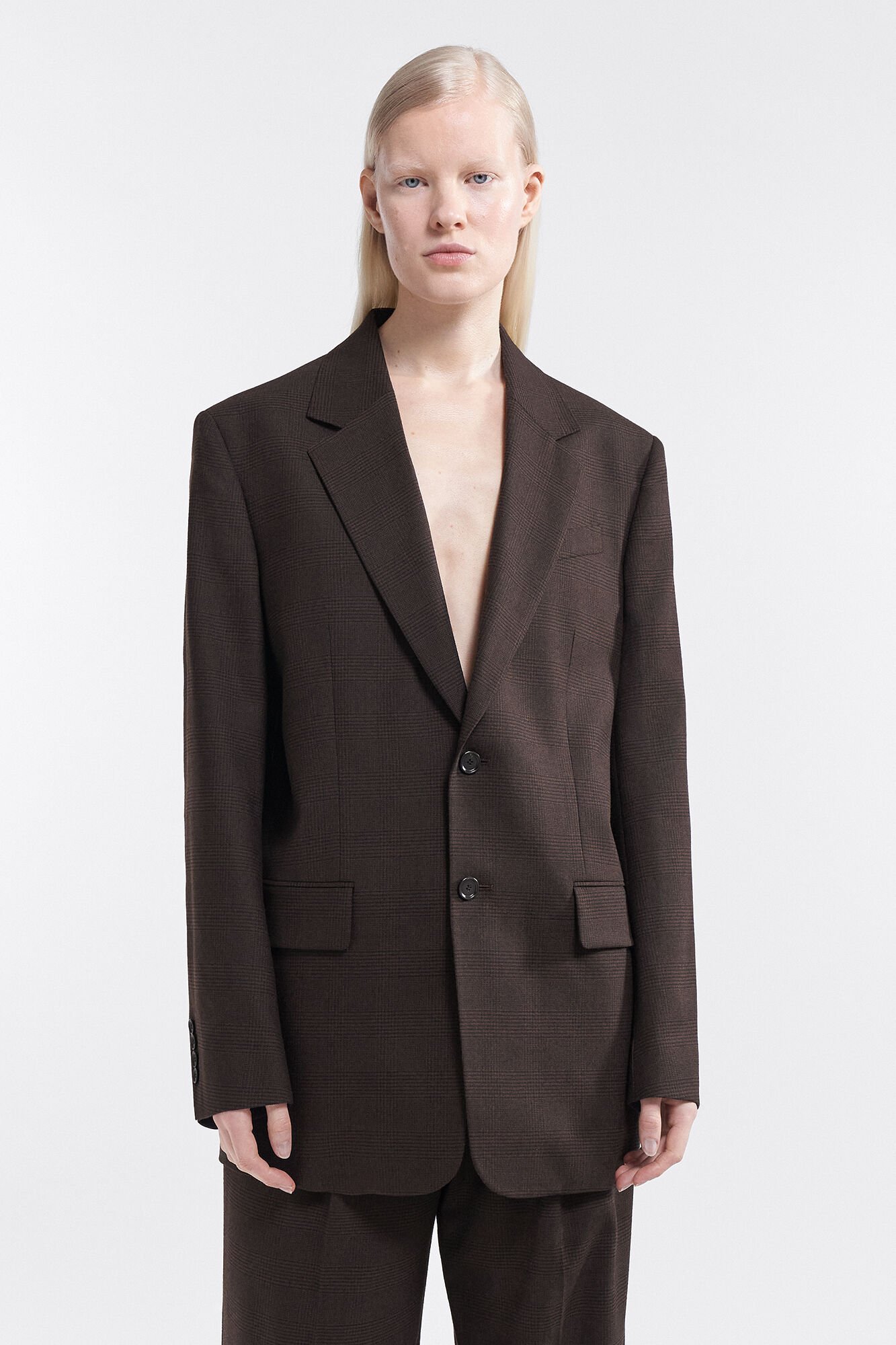 FILIPPA K Kavaj Blazer Ull Brun Storlek 40 Ny O.. | Köp på Tradera ...