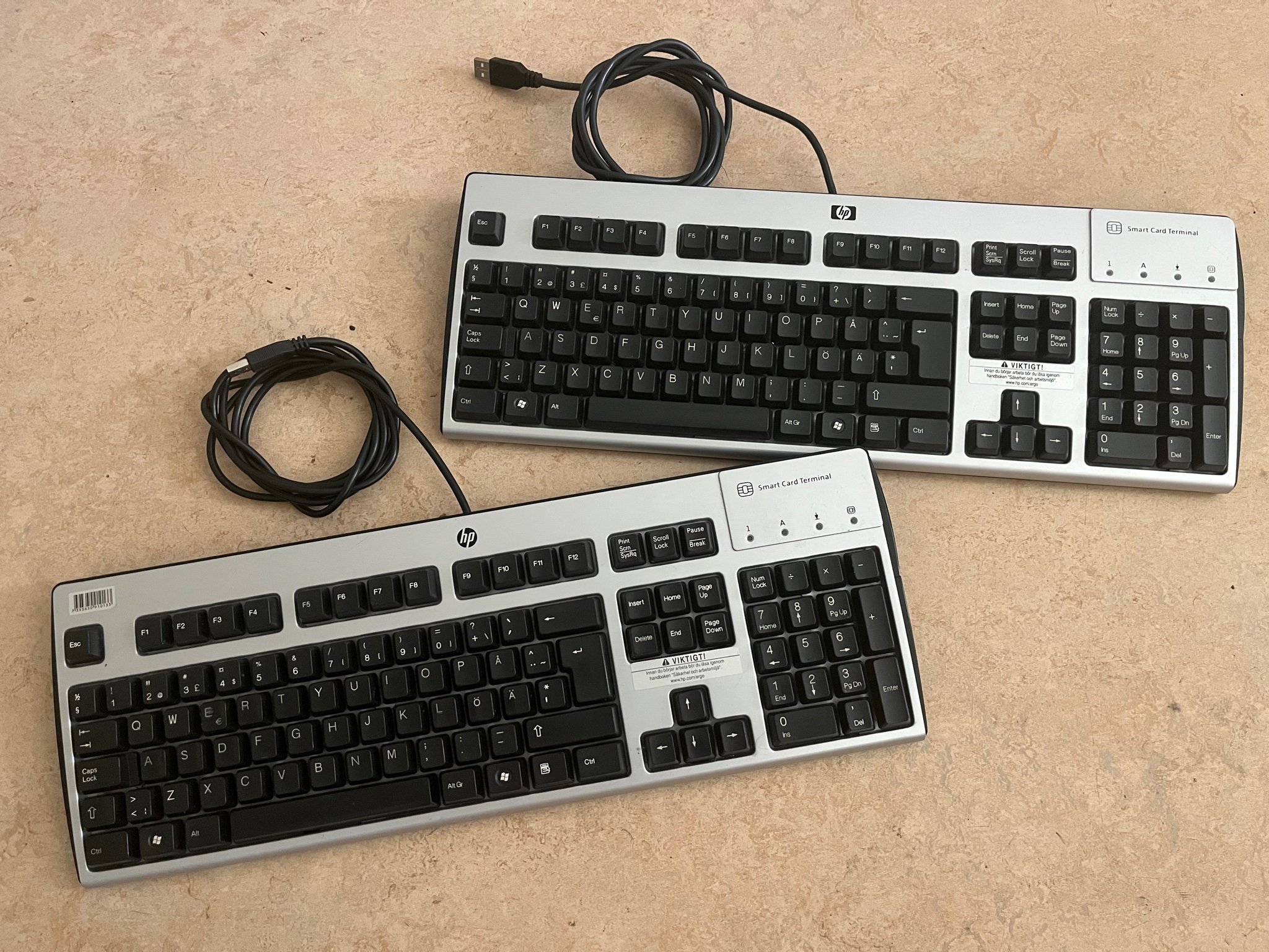 Två HP Smart Card Terminal tangentbord | Köp på Tradera (694308793)