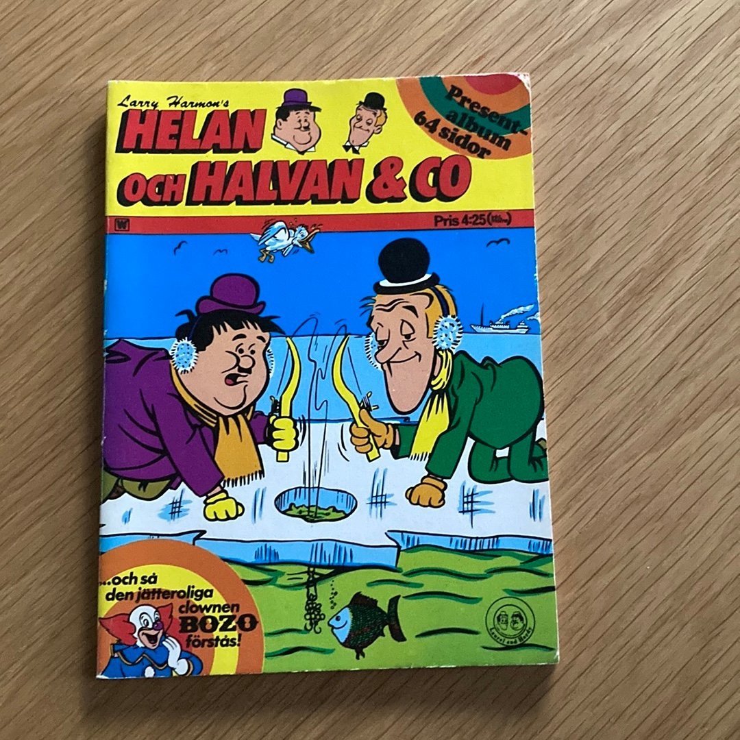 Oläst Helan och Halvan & Co - Presentalbum 1973 | Köp på Tradera (686229543)