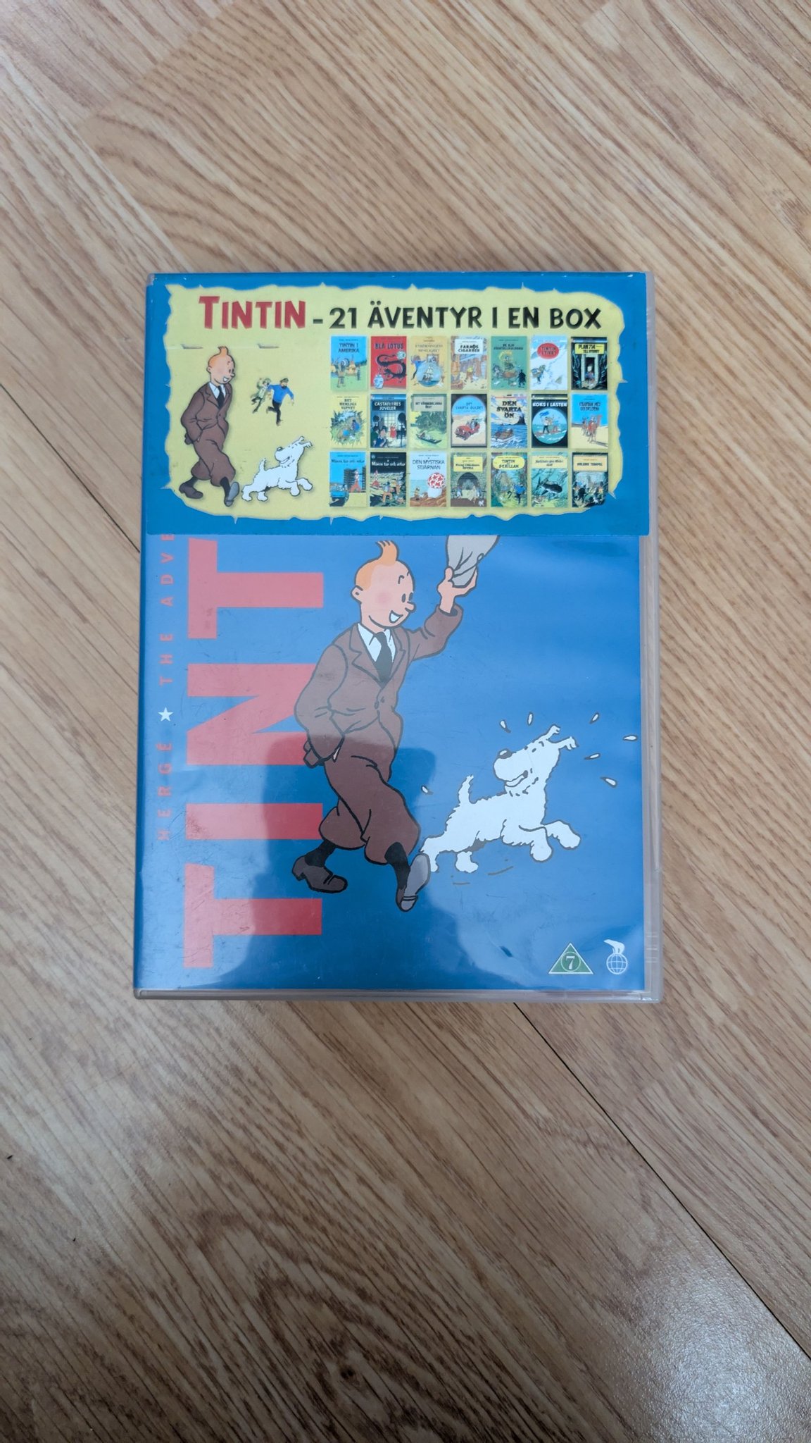 Tintin - 21 Äventyr i en Box - DVD | Köp på Tradera (689626160)