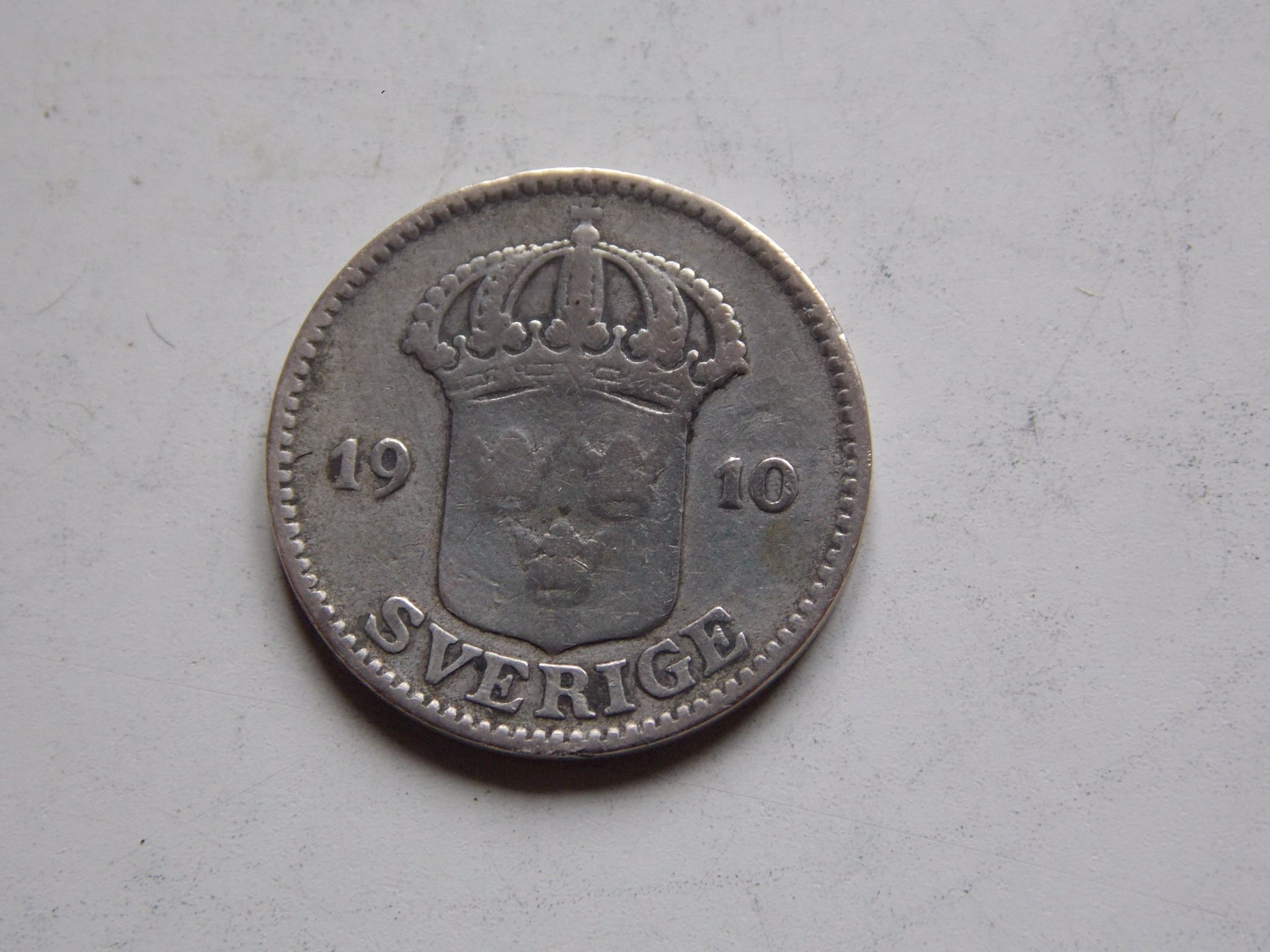 Se produkter som liknar 25 Öre 1910, V Gustav, se bil.. på Tradera ...