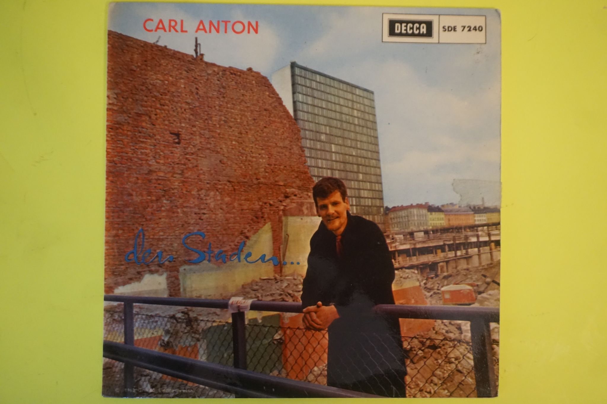 CARL ANTON DEN STADEN SVENSK MUSIK VINYL EP SKI.. | Köp på Tradera ...