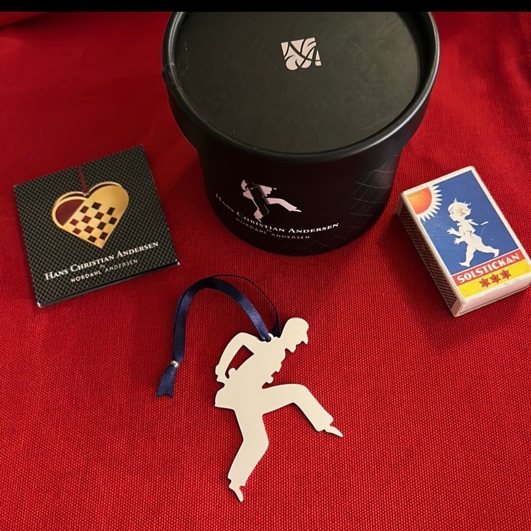 HC ANDERSEN, julpynt , silverpläterat hänge, NO.. | Köp på Tradera ...