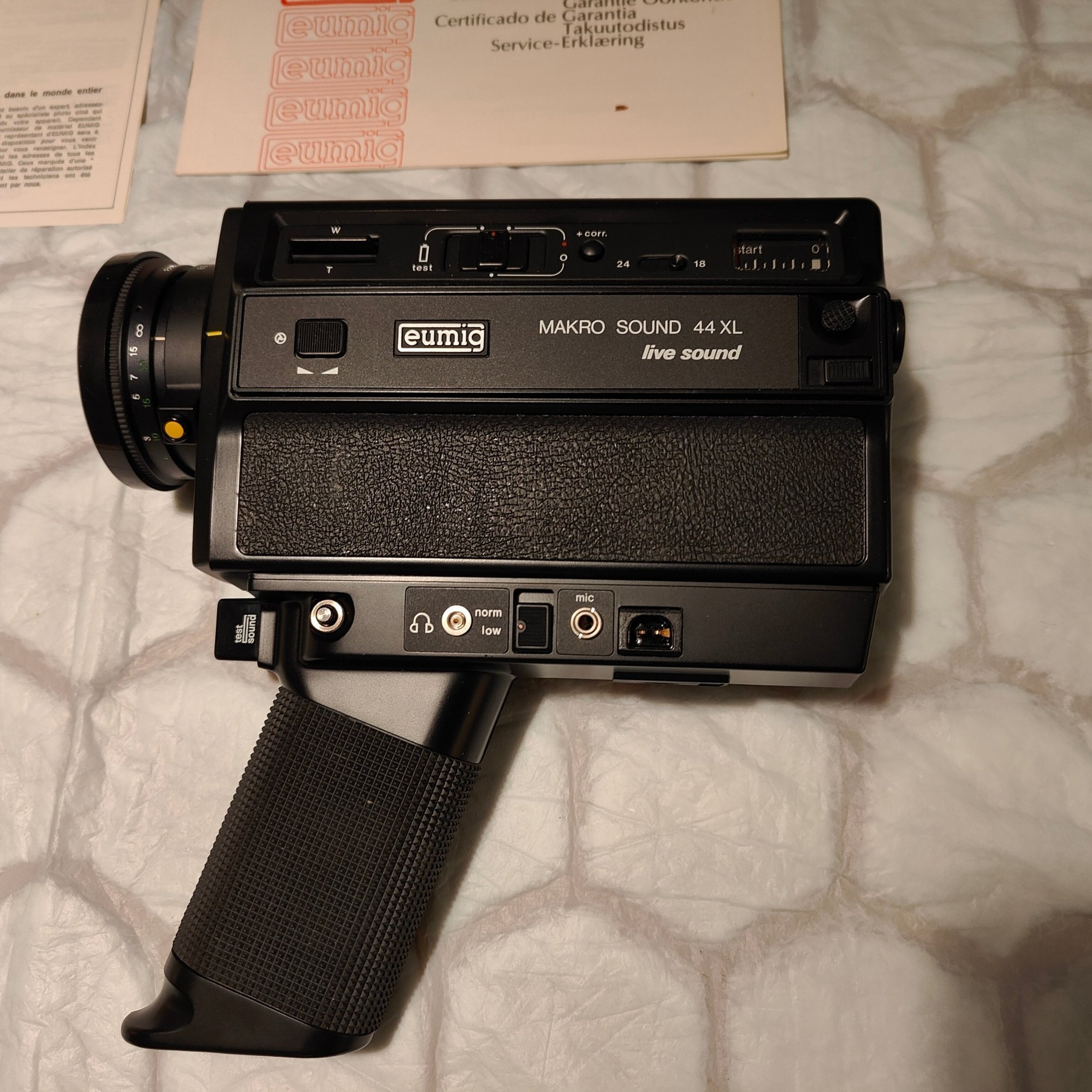 Eumig Makro Sound 44 XL Super 8 filmkamera med .. | Köp på Tradera (589060825)