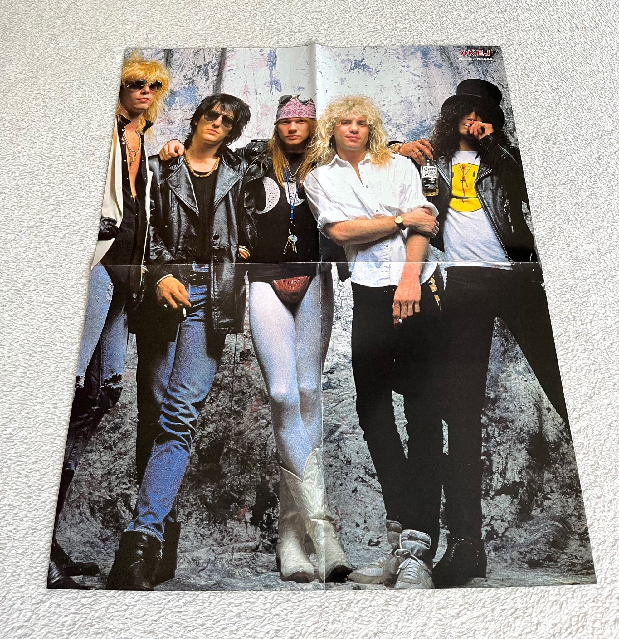 Guns N’ Roses 1989 GNR poster affisch plansch -.. | Köp på Tradera ...