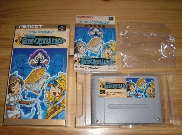 Snes Japan: Blue Crystal Rod | Köp från SvenskaTVspel på Tradera ...