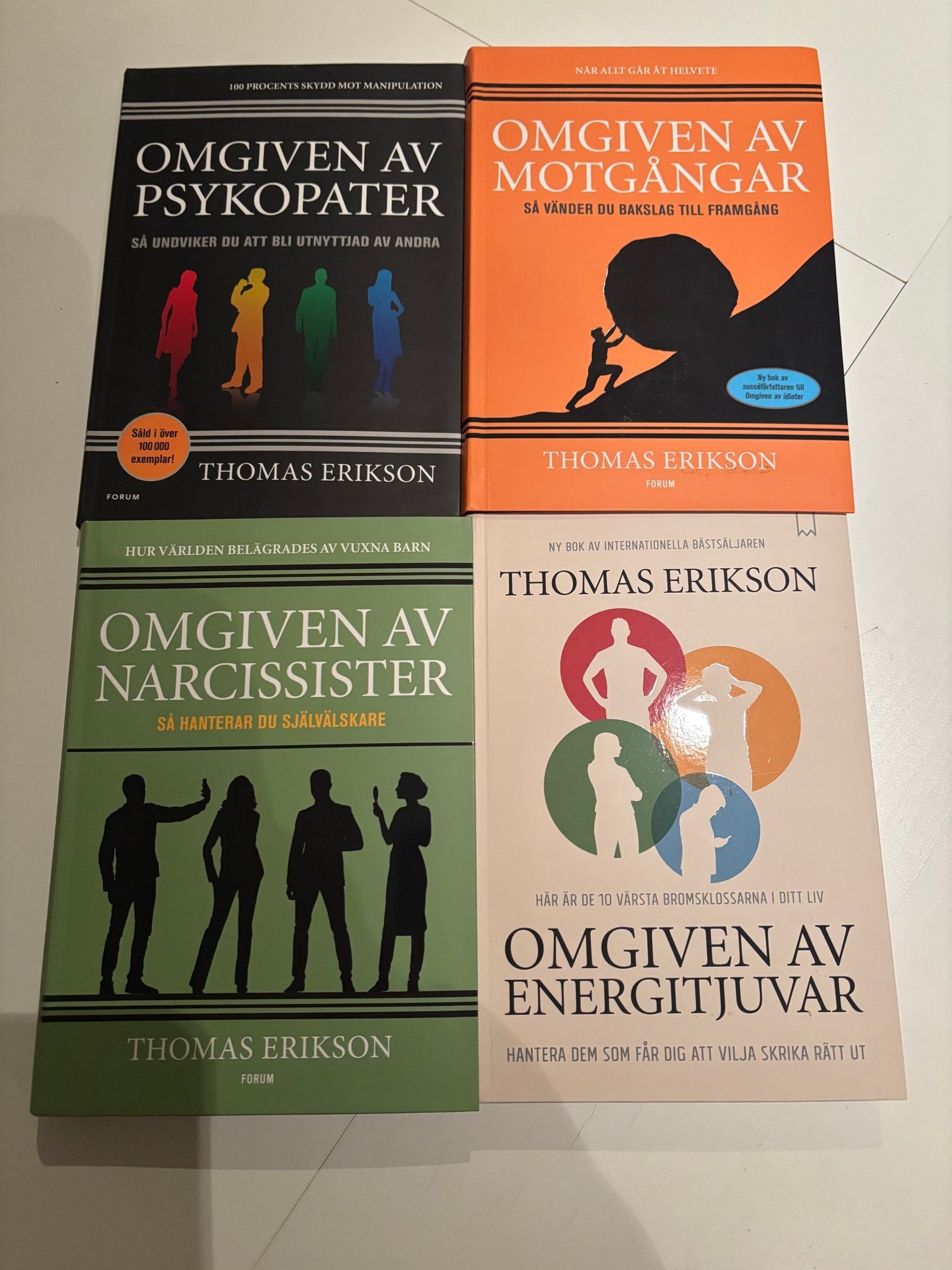 Bokpaket Thomas Erikson - Omgiven av psykopater.. | Köp på Tradera ...