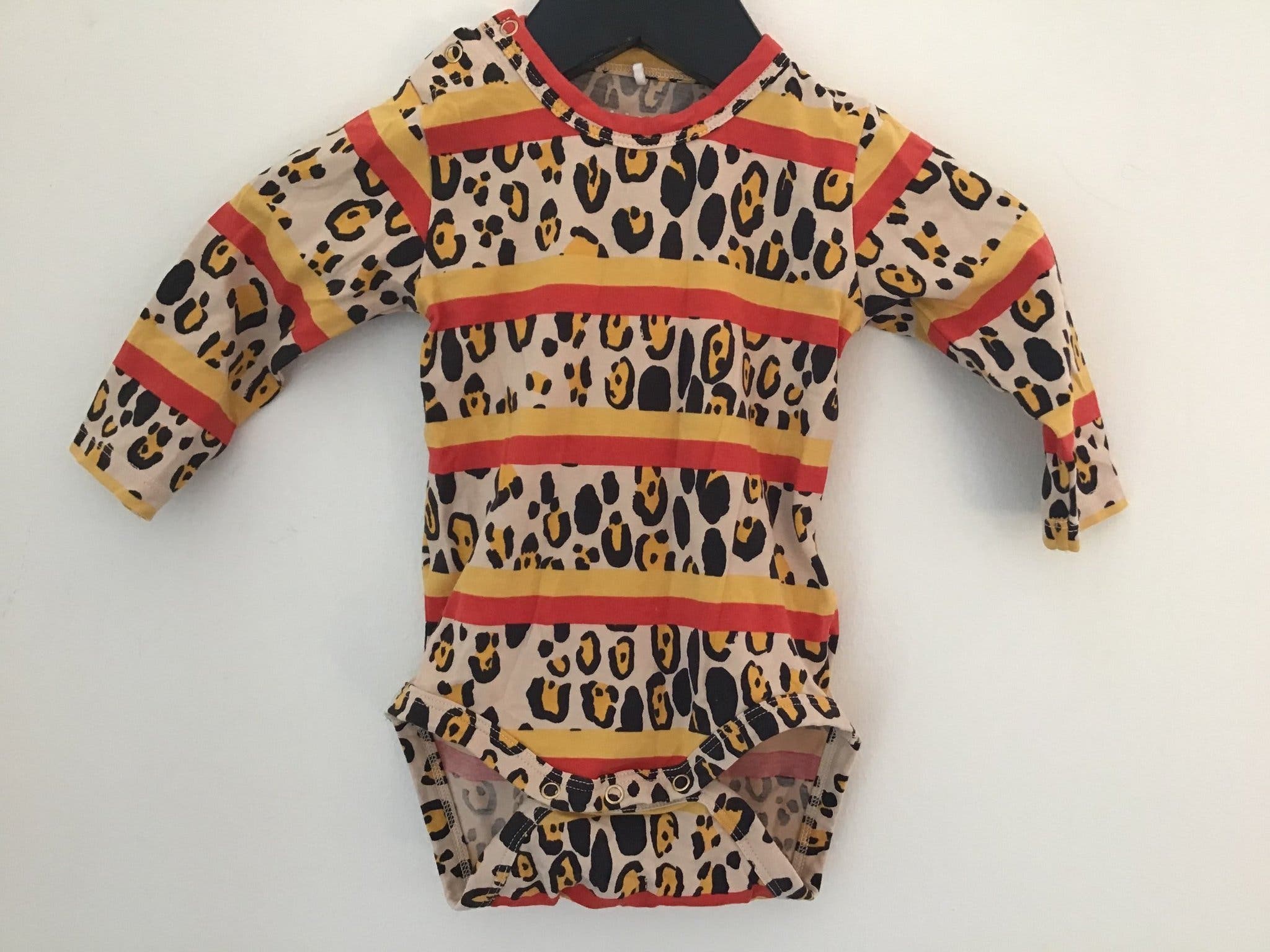 Mini Rodini 68 ny flerfärgad body, Leopard stri.. | Köp på Tradera ...