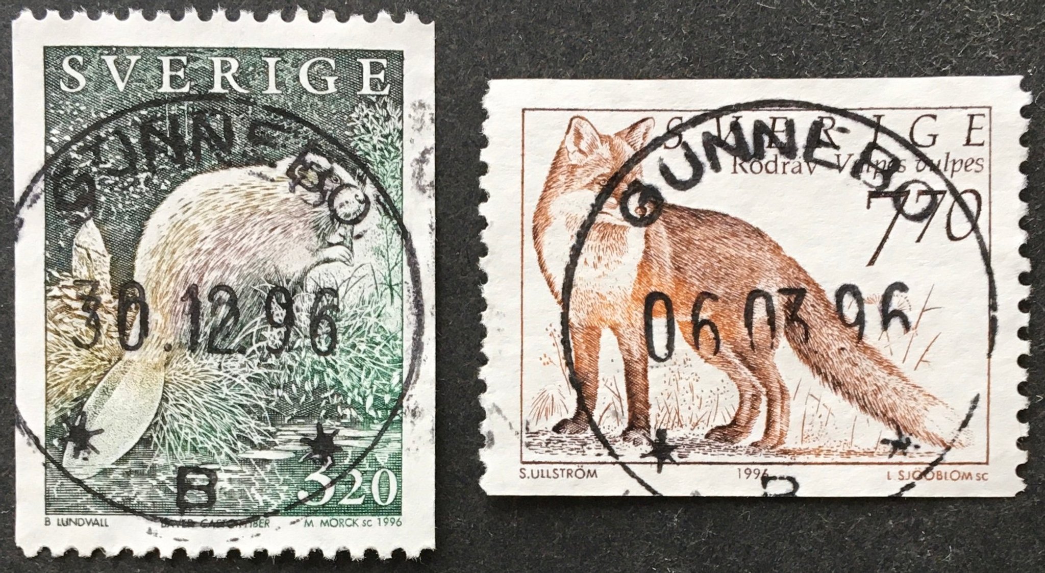 F 1941 GUNNEBO 30.12.96 F 1944 GUNNEBO 06.03.96 | Köp på Tradera ...