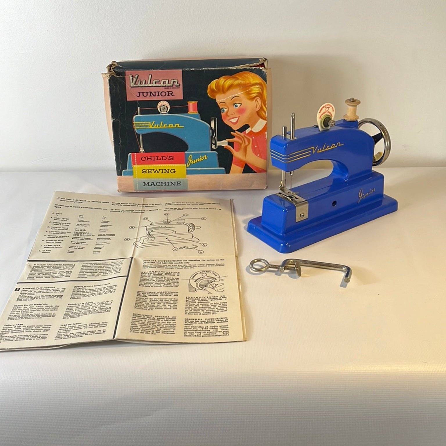 Vulcan Vintage Symaskin för barn | Köp på Tradera (632873530)