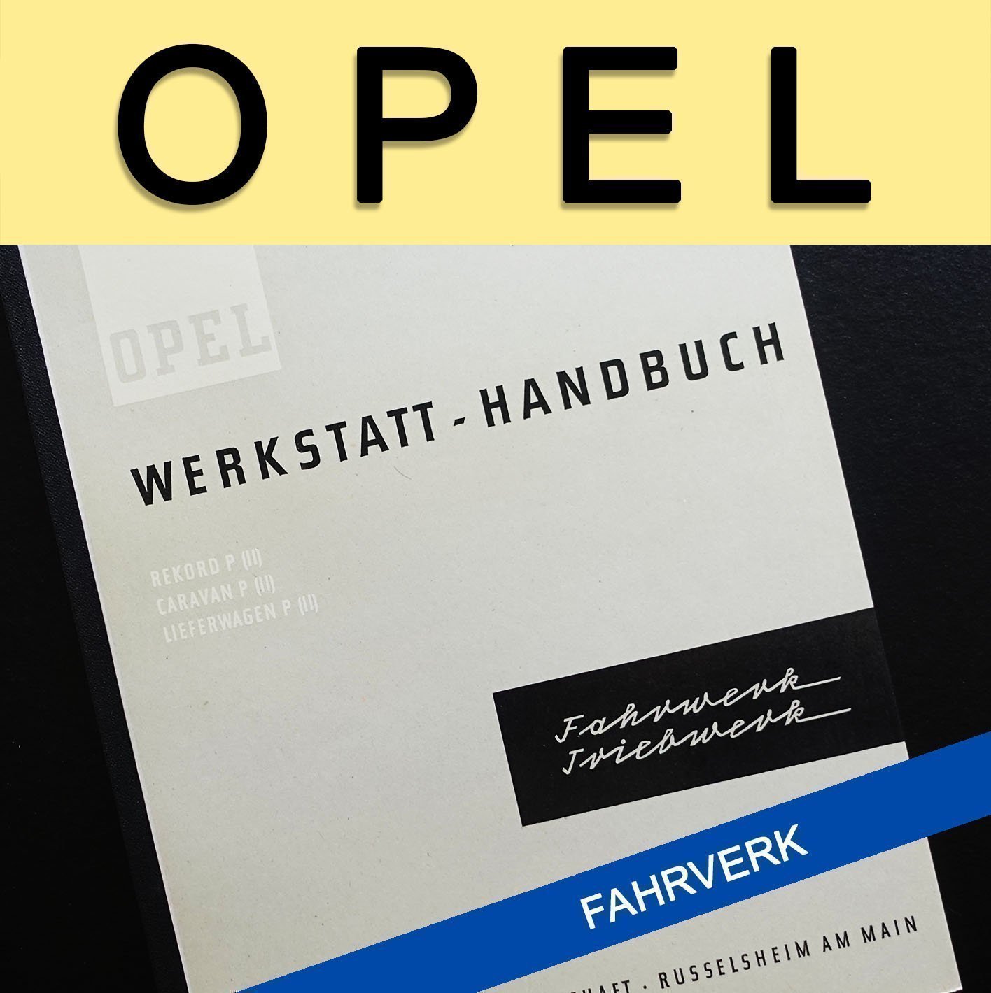 Se produkter som liknar Opel Werkstatt - Handbuch Fah.. på Tradera ...