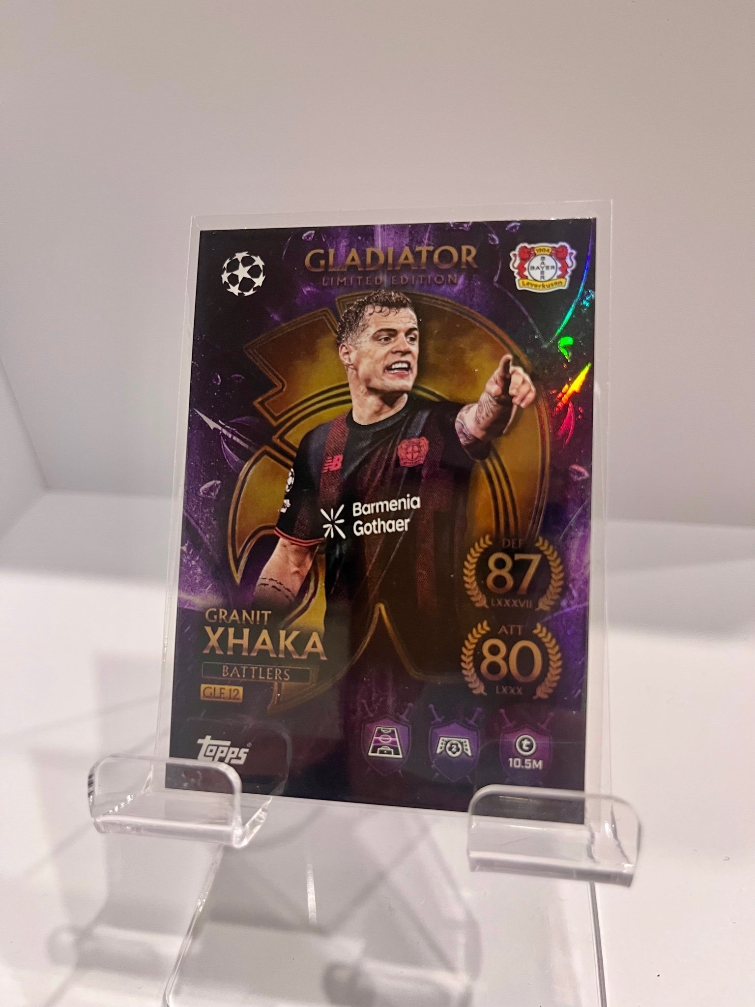Granit Xhaka Gladiator Limited Edition Topps Ma.. | Köp på Tradera ...