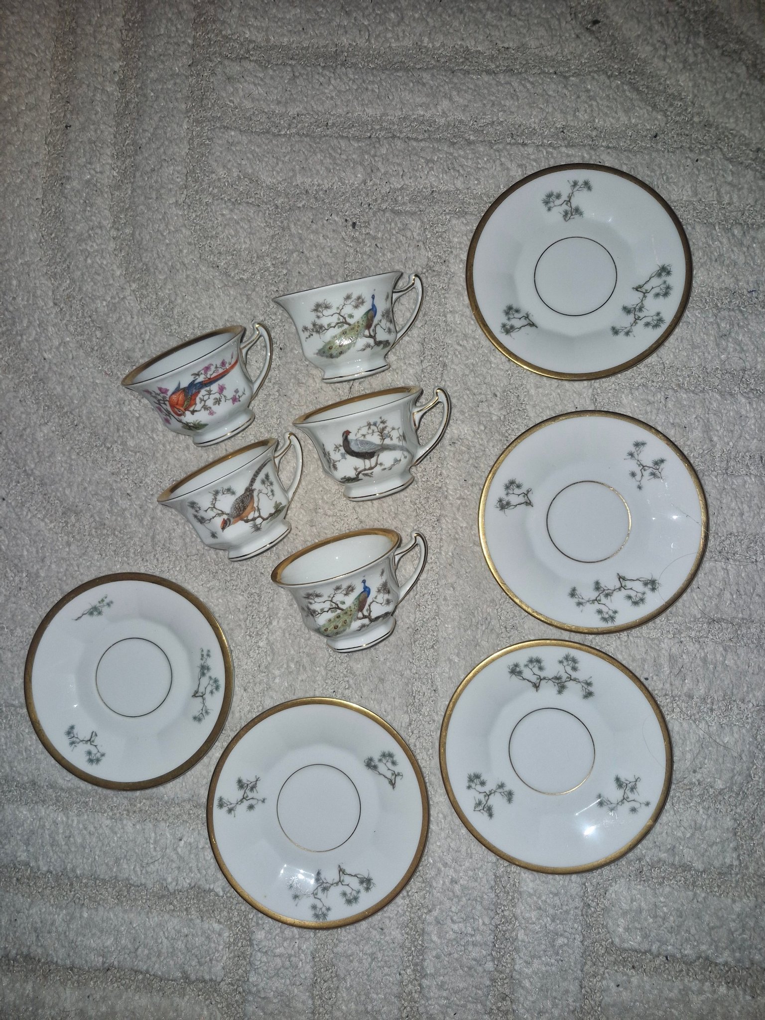 Rosenthal Bavaria – vintage kaffekoppar med fåg.. | Köp på Tradera ...