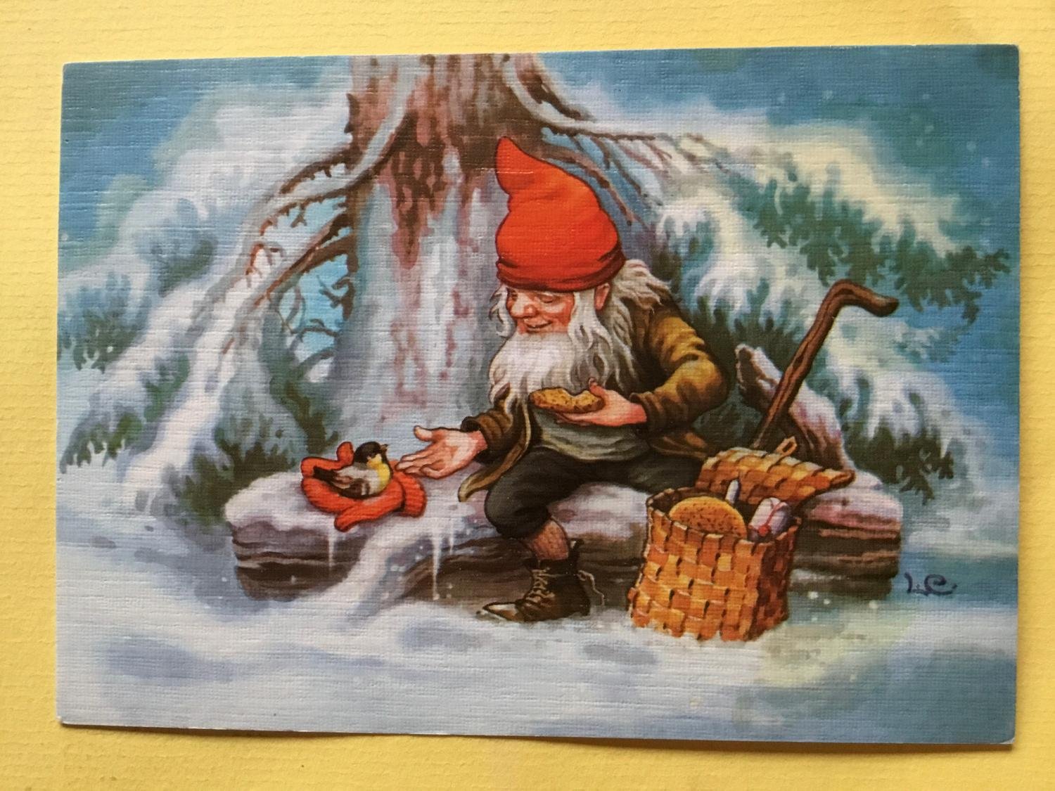 Julkort Tomte LC Lars Carlsson | Köp på Tradera (572541853)